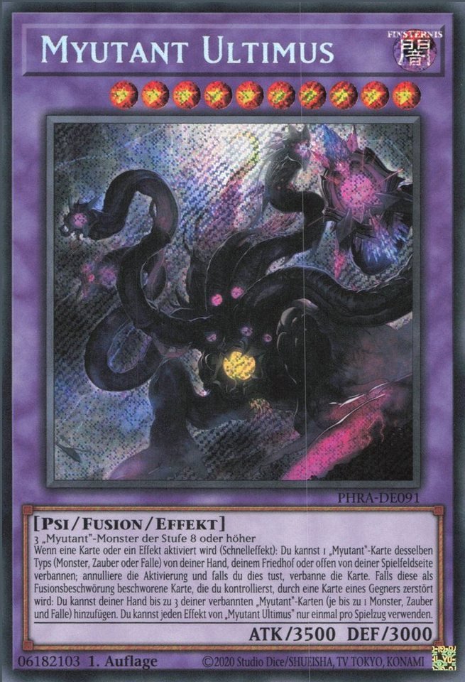 Recollectibles Sammelkarte Yugioh Karte Myutant Ultimus Deutsch Yu Gi