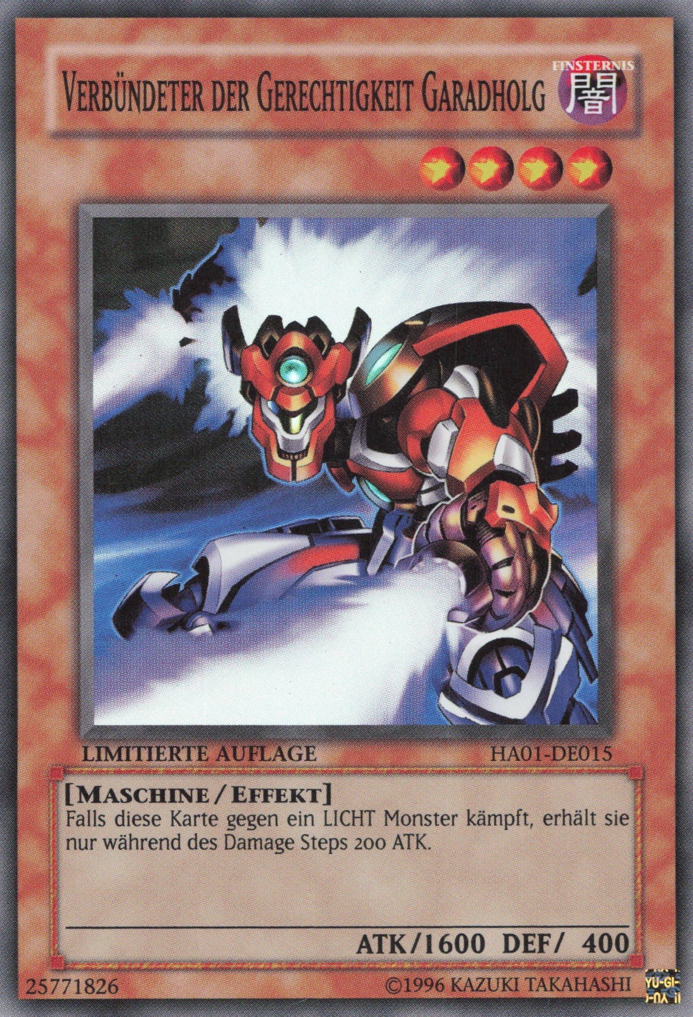 Recollectibles Sammelkarte Yugioh Karte Verbündeter Der Gerechtigkeit