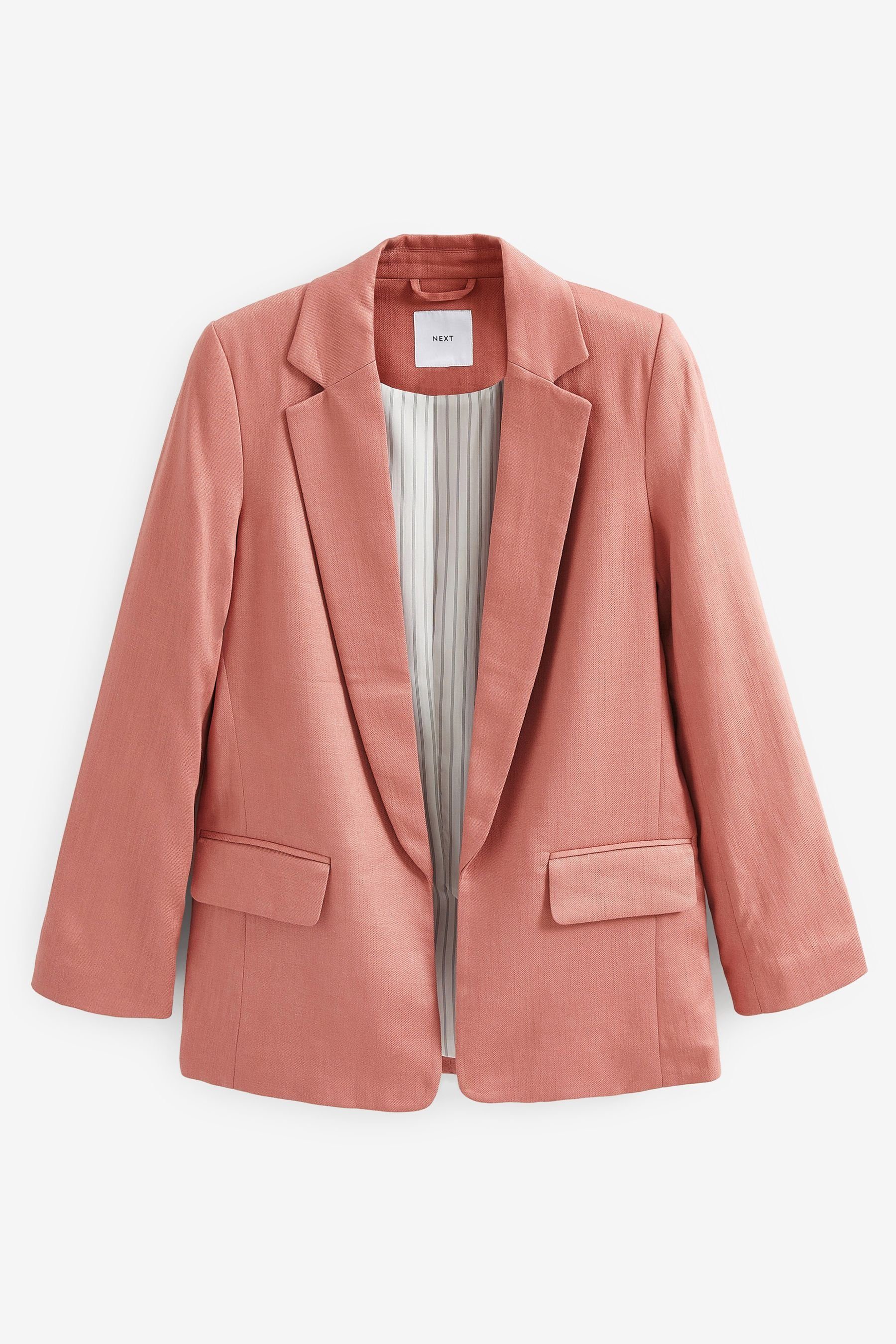 Next Jackenblazer Einreihiger Blazer Aus Leinenmischgewebe 1 Tlg