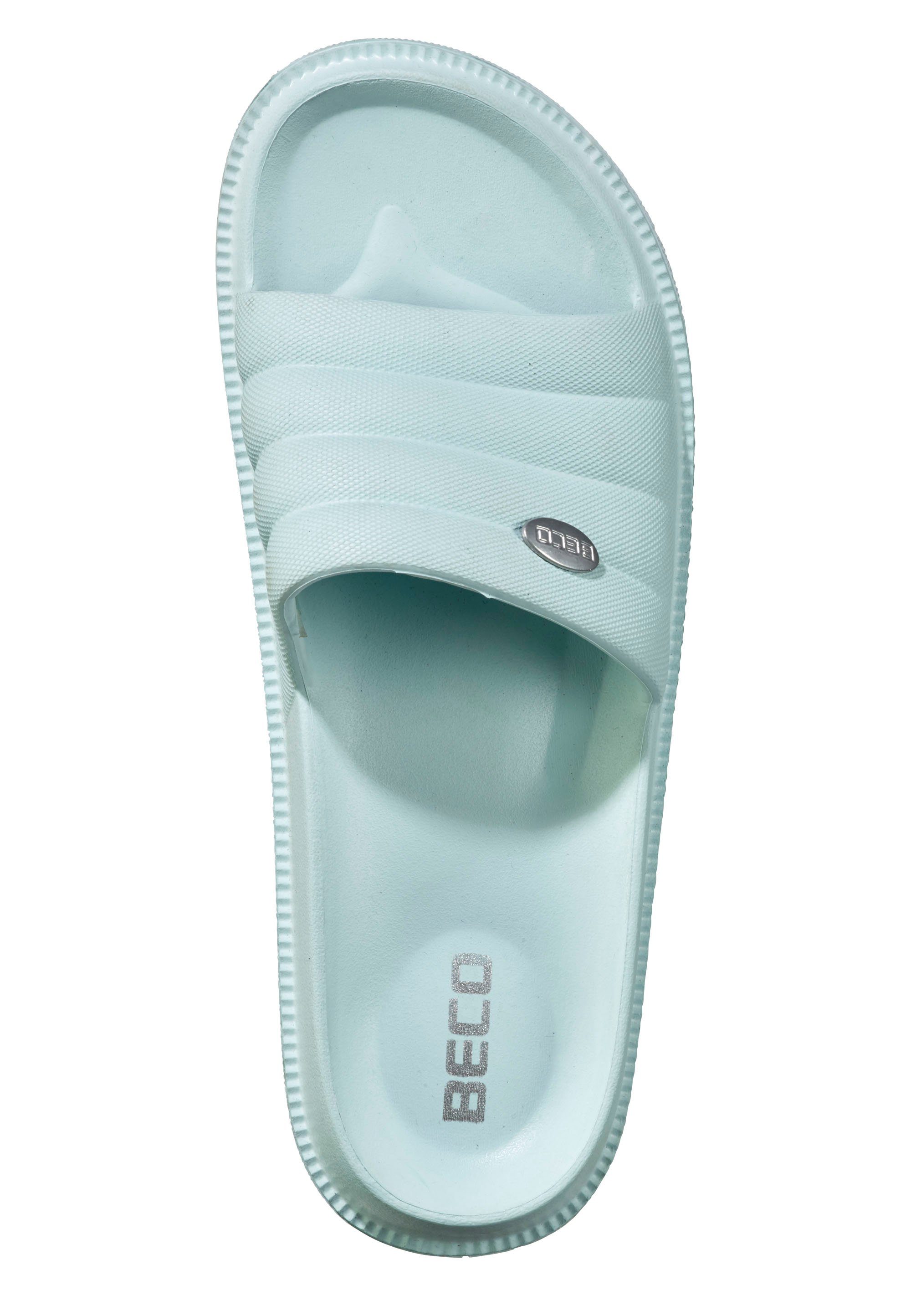 Beco Beermann PASTELL Badeschuh mit ergonomischem Fußbett, Im modernen ...