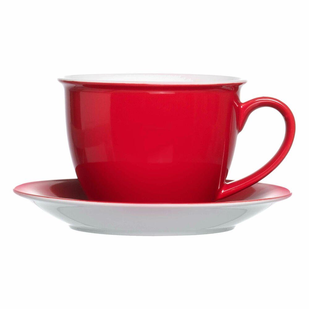 Ritzenhoff And Breker Tasse Porzellan Jumbo Obertasse Doppio Rot 360 Ml