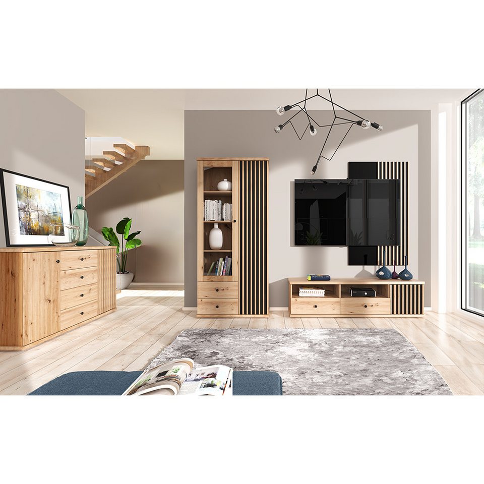 Lomadox Wohnzimmer Set Callao 161 Mega Spar Set 4 St Sideboard