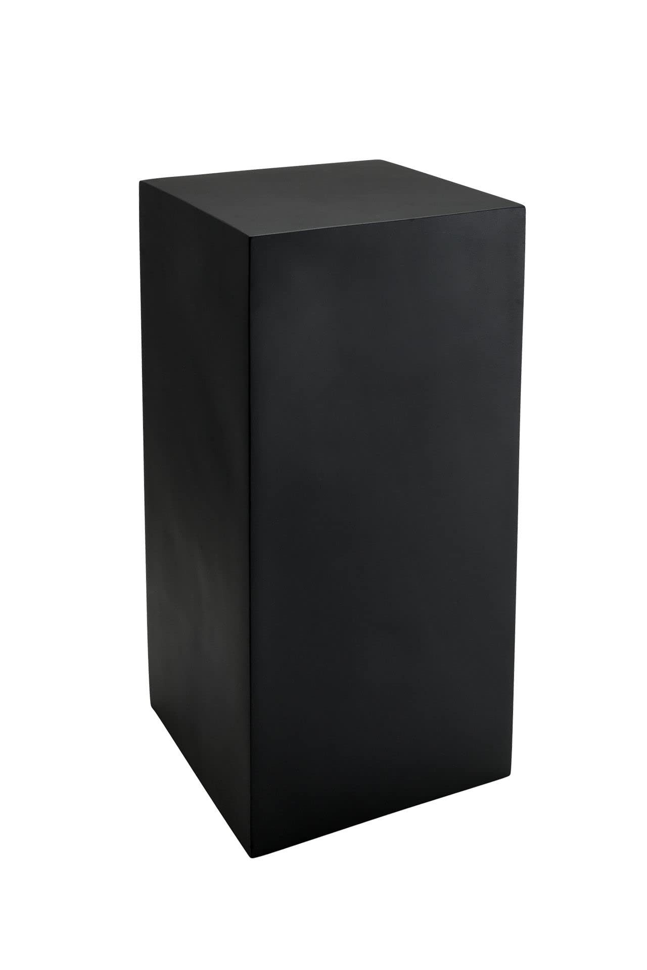 Vivanno Blumenständer Podest Säule Fiberglas Anthrazit 30x30x60 Cm