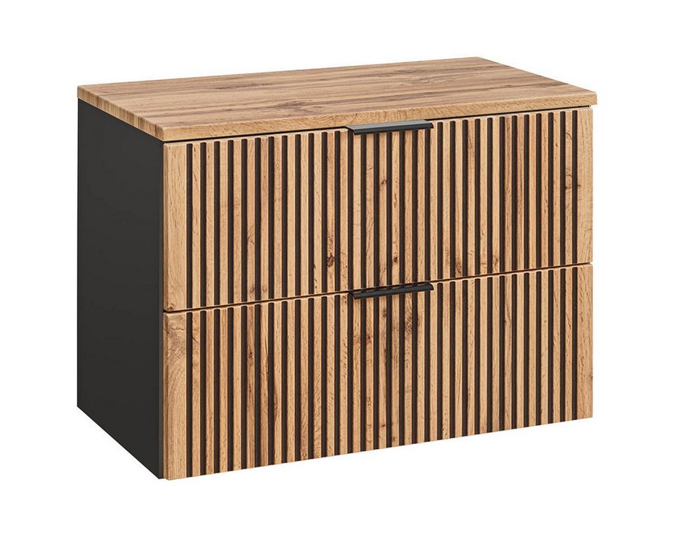 Einfachgutemoebel Waschtisch Set Bad Waschplatz Tribune 80cm Zum
