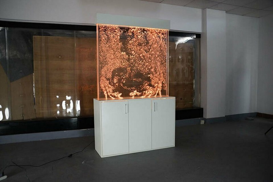 Jvmoebel Wandpaneel Wasser Wand Wall Säule Mit Unterschrank Trennwand