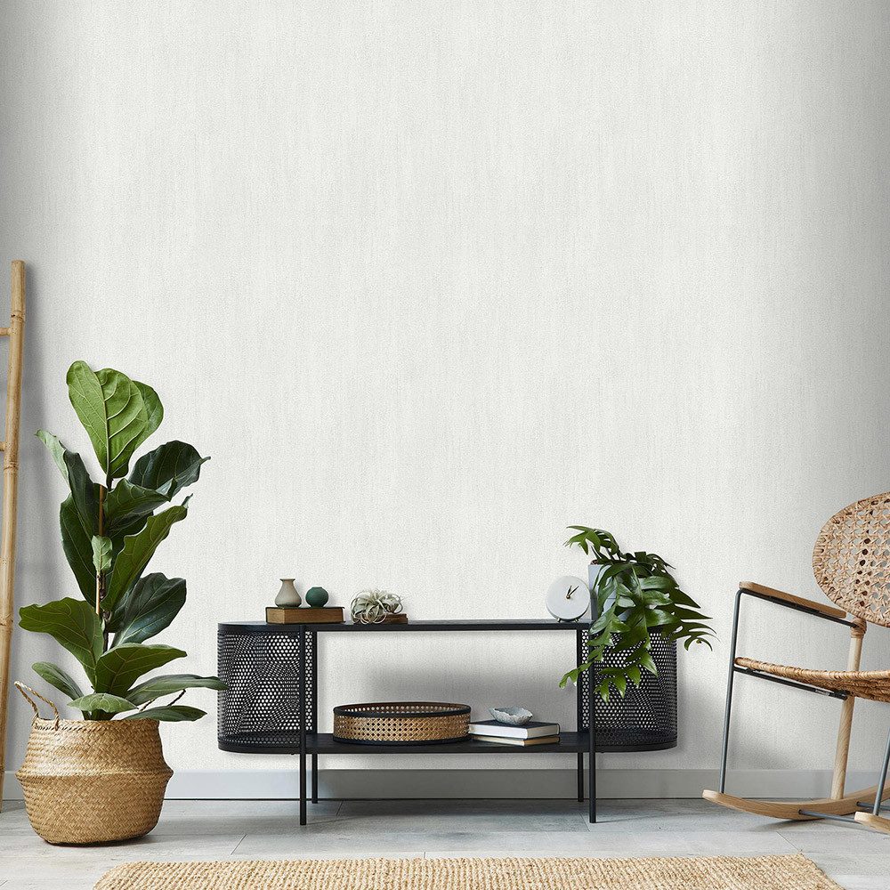 Erismann Vliestapete Putz Optik Uni Industrial Stil Modern Hellgrau ...