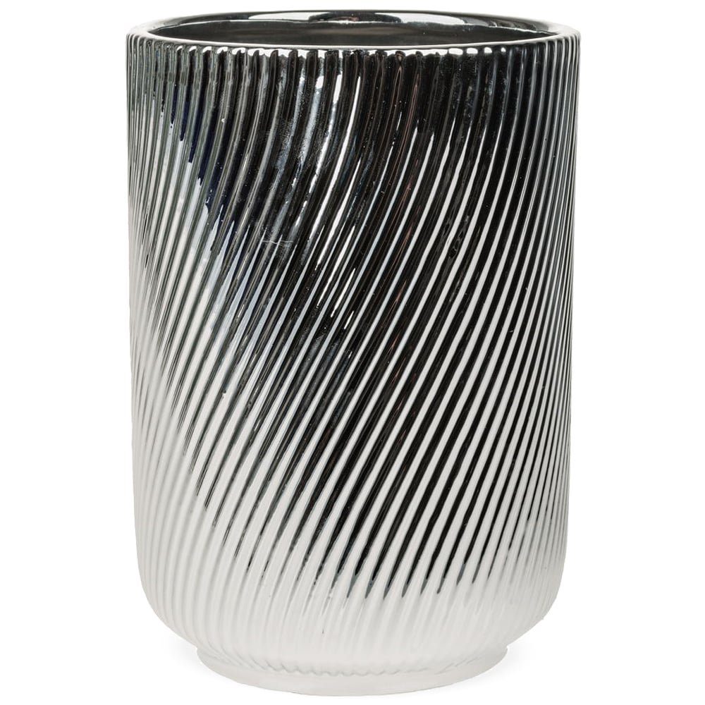Matches21 Home And Hobby Blumentopf Blumenvase Glänzend Mit Dominanter