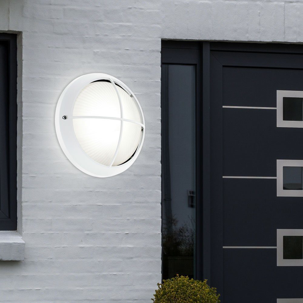Eglo Außen Wandleuchte Led Wand Leuchte Außen Strahler Runde Fassaden