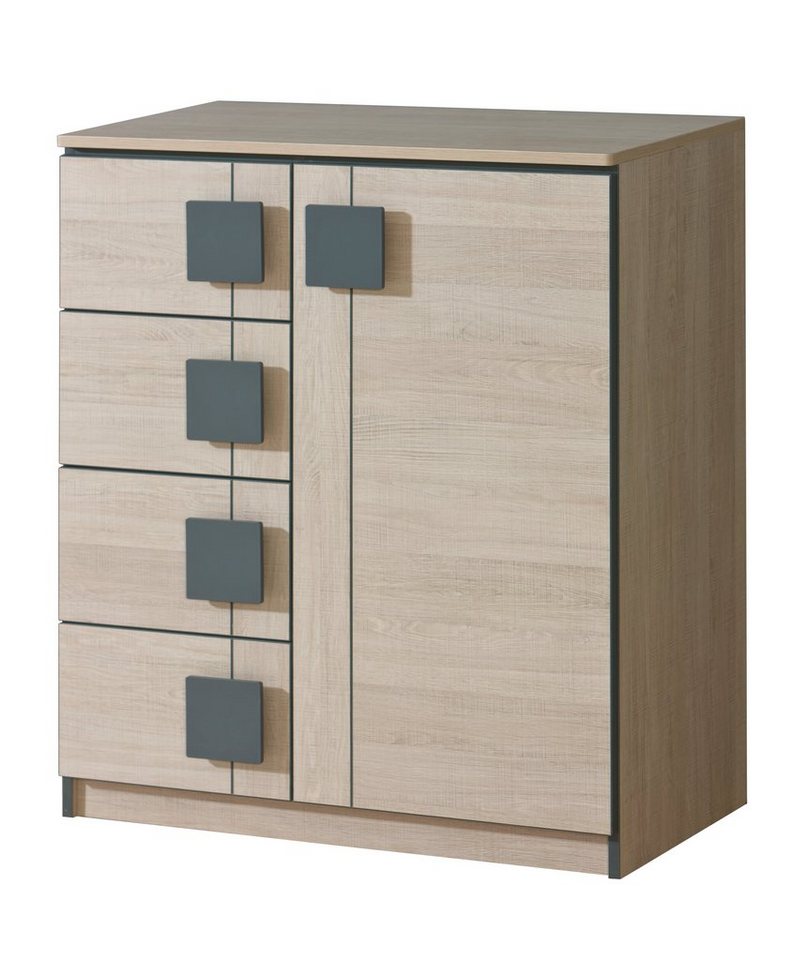 99rooms Kinderkleiderschrank Gammi Sideboard Standschrank Mit