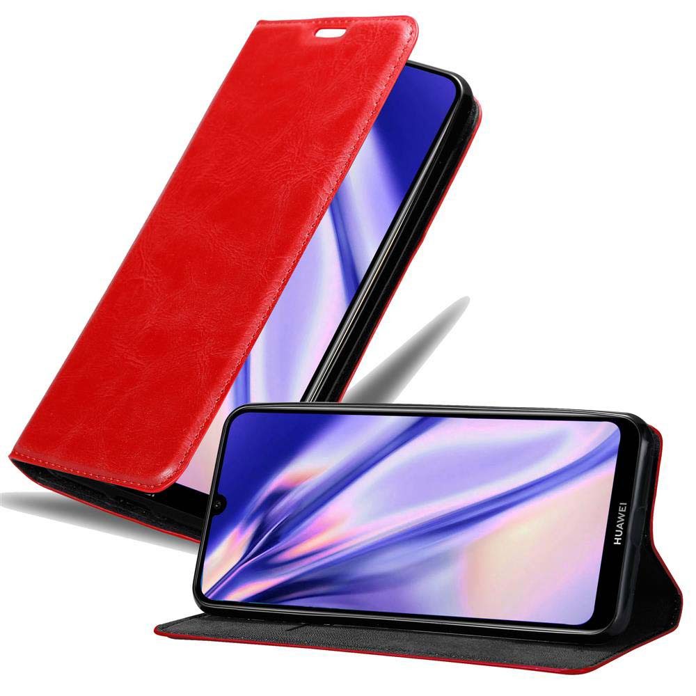 Cadorabo Handyhülle Huawei Y6 2019 Huawei Y6 2019, Klappbare Handy ...