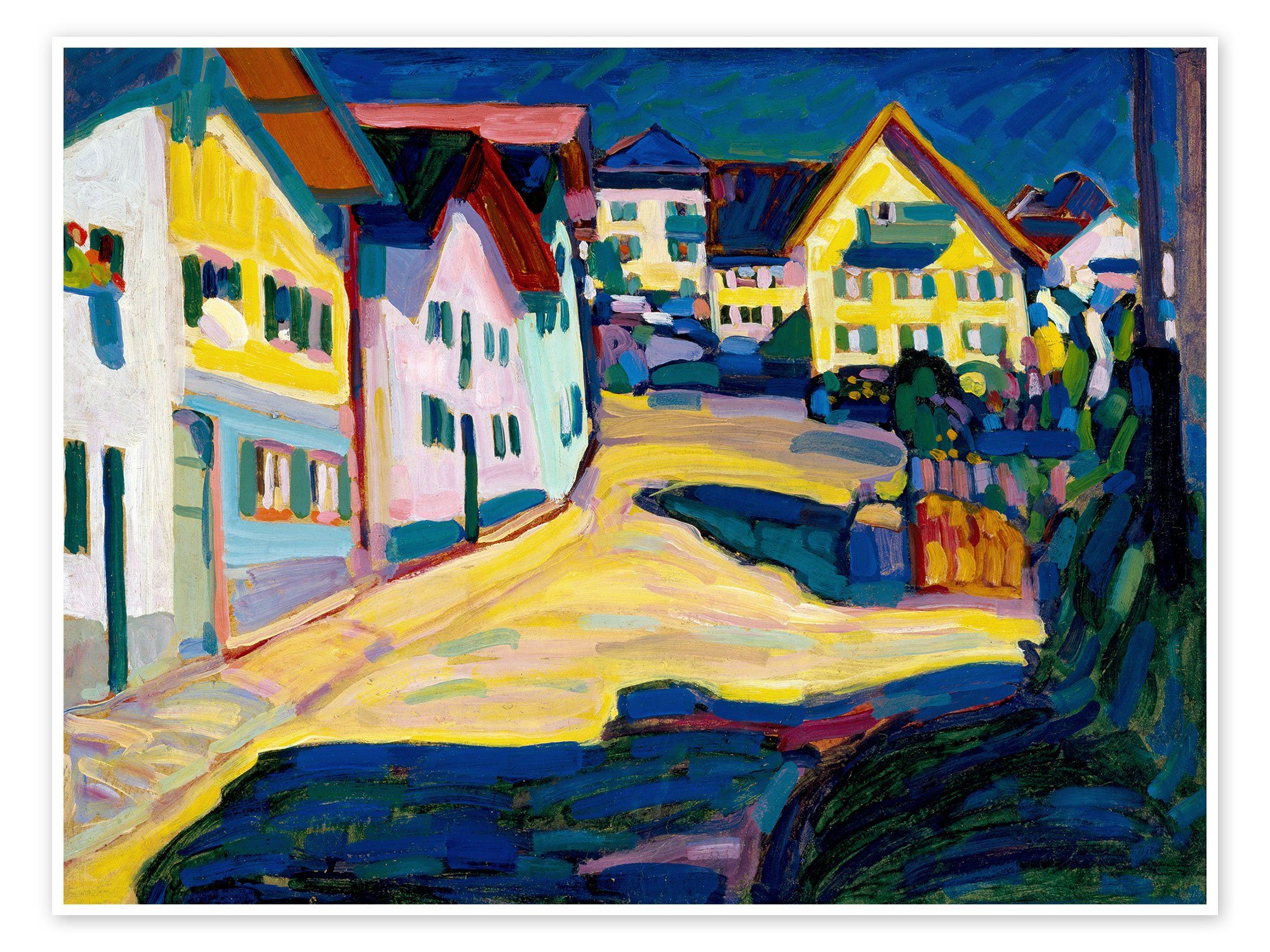 Posterlounge Poster Wassily Kandinsky Murnau Burggrabenstraße 1 Malerei