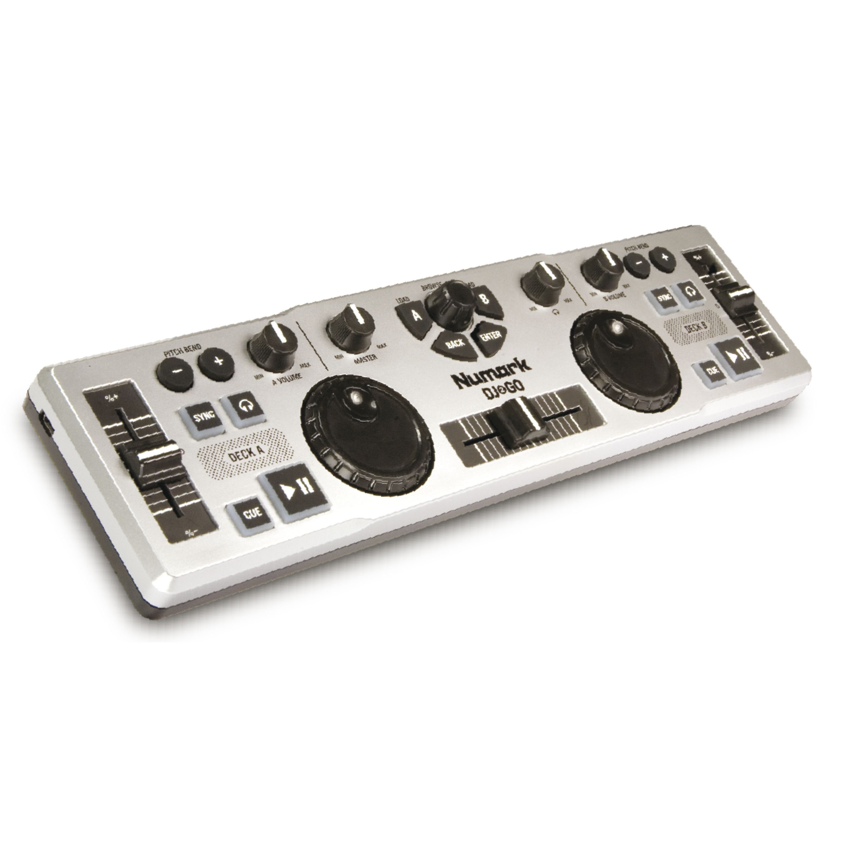 Numark DJ Controller, DJ2GO USB DJ Software Controller - DJ Controller