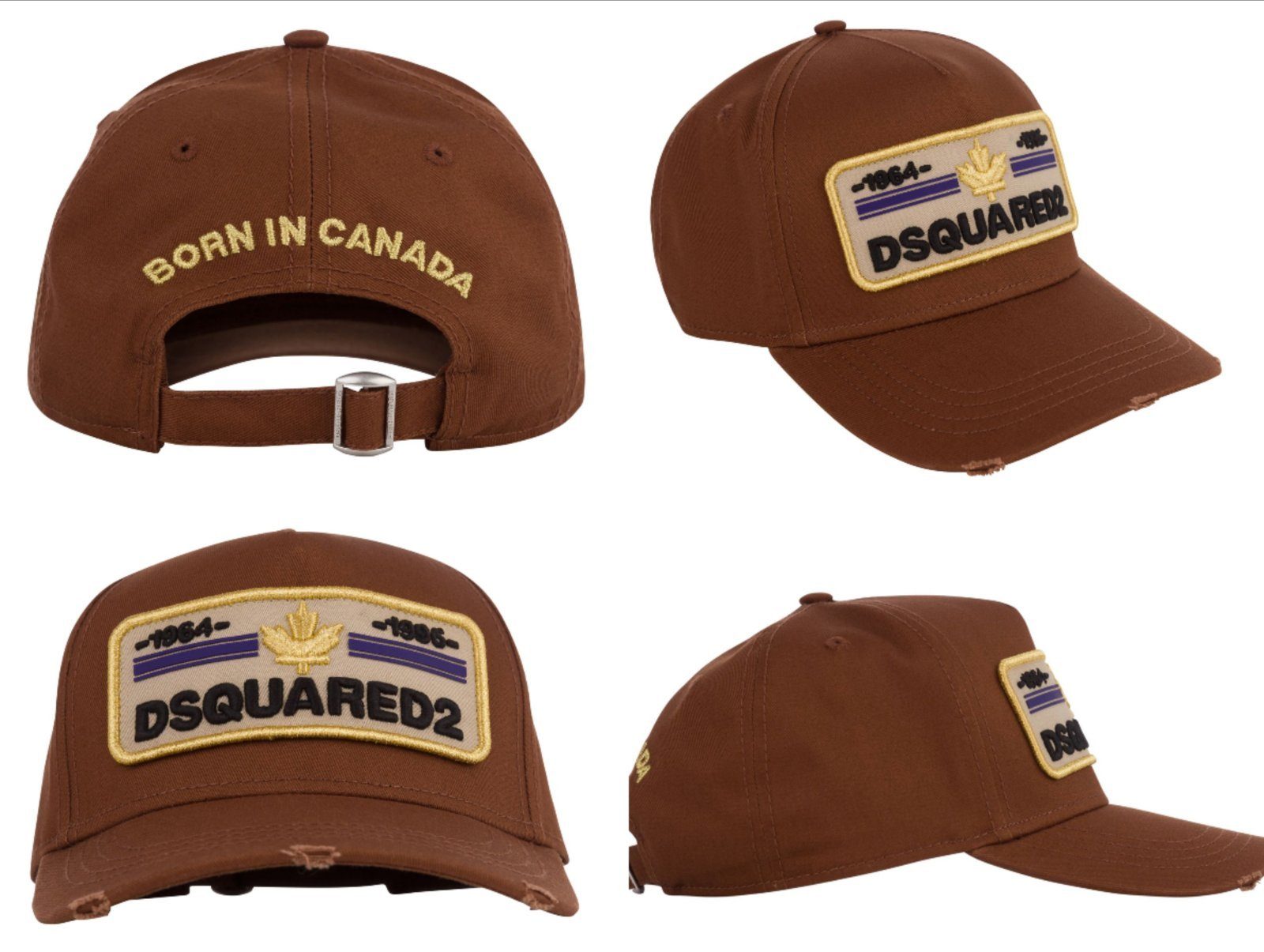 Dsquared2 Baseball Cap Dsquared2-Cap-BCM0502-Braun-OS