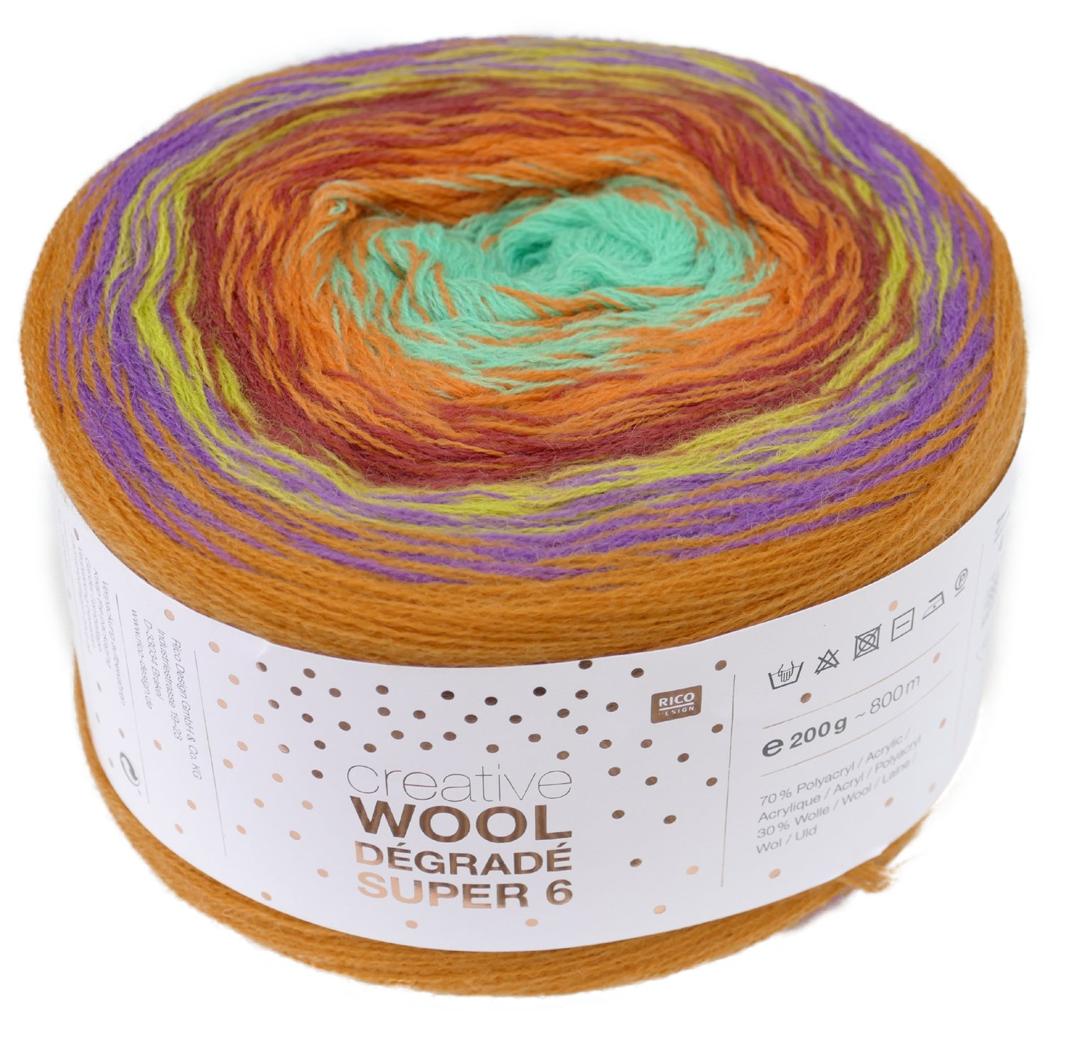 Rico Design Creative Wool Degrade & Super6 Farbverlaufswolle Stricken ...
