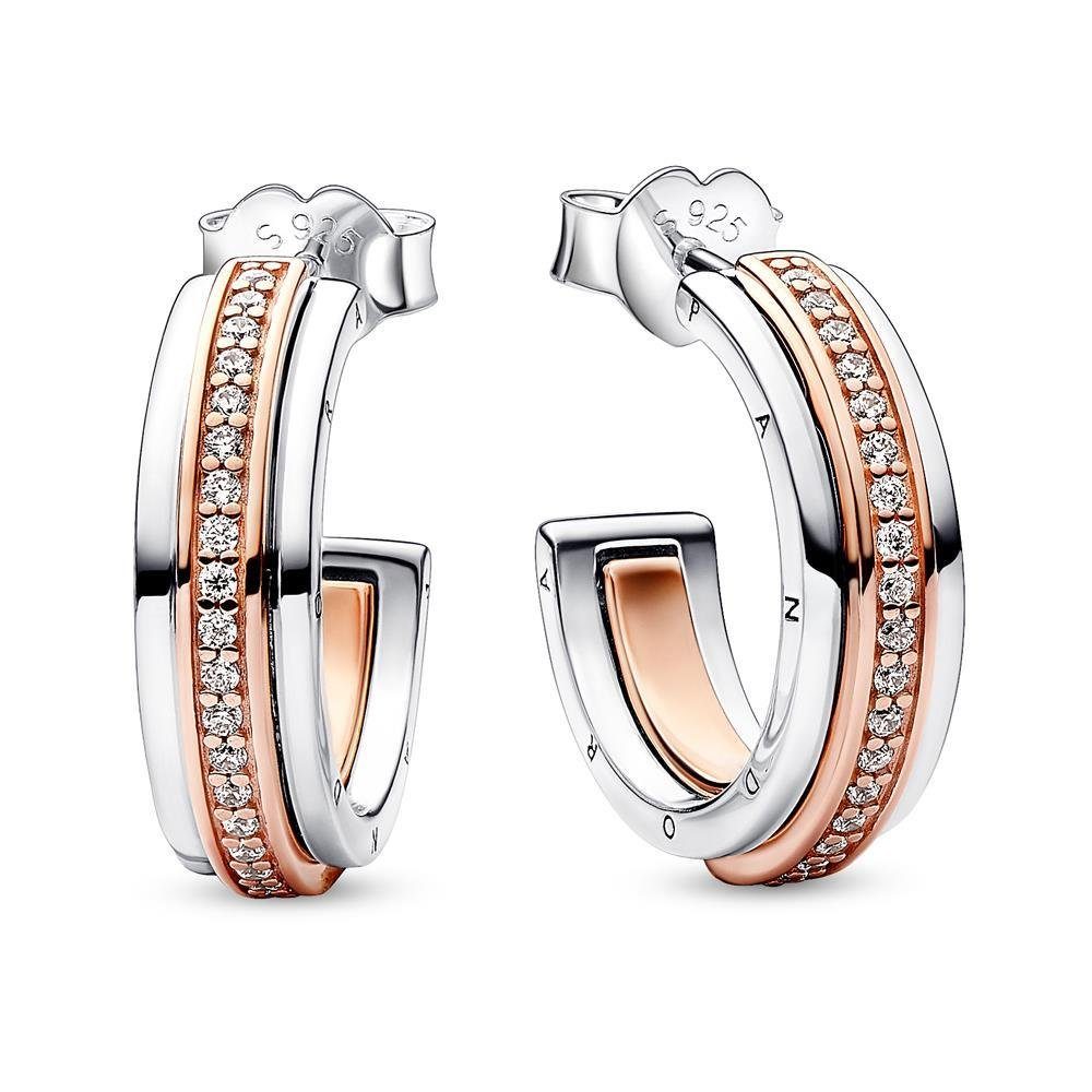 Silberne Pandora Creolen für Damen online kaufen | OTTO