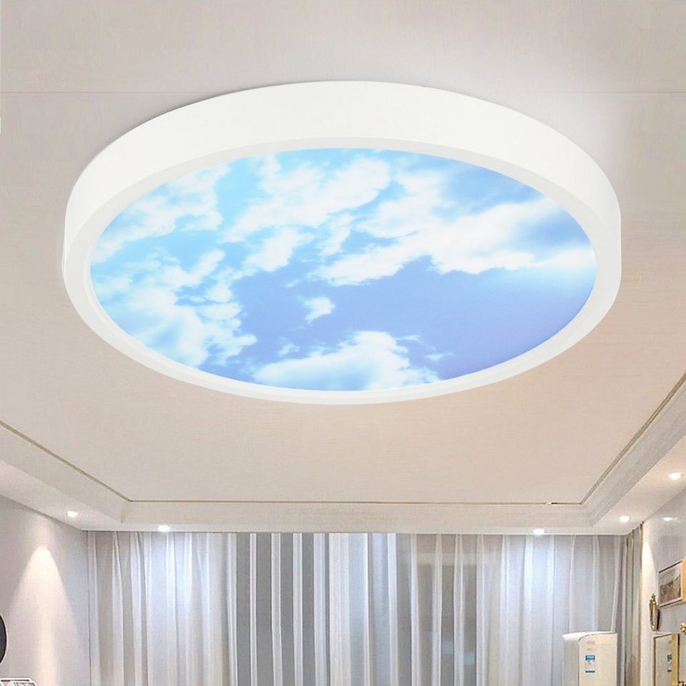 Letgospt Deckenleuchte Deckenlampe Rund Led Deckenleuchte 24w 2160lm