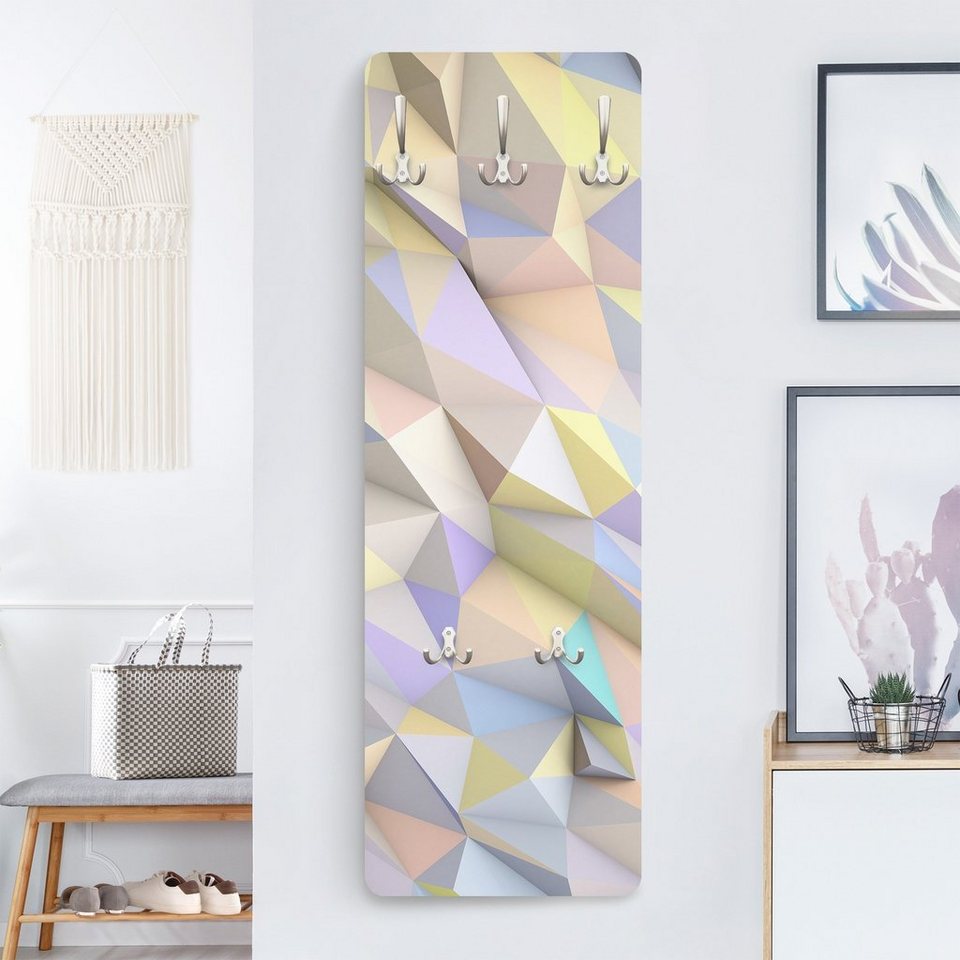 Bilderdepot24 Garderobenpaneel Design 3d Optik Abstrakt Muster