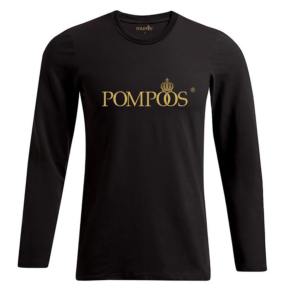Pompöös by Markenmerch Longsleeve POMPÖÖS, 95 % Baumwolle, 5 % Elasthan ...