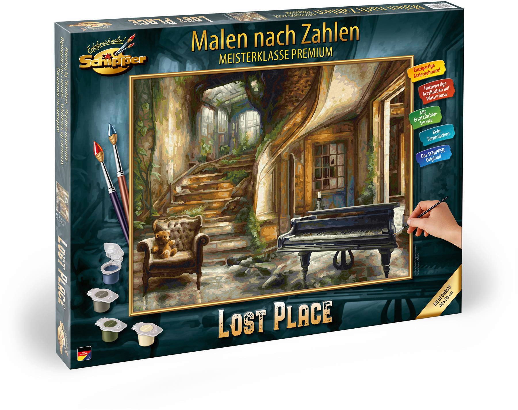 Schipper Malen nach Zahlen Schipper Malen nach Zahlen Master Class Premium 40x50cm Lost Place 609