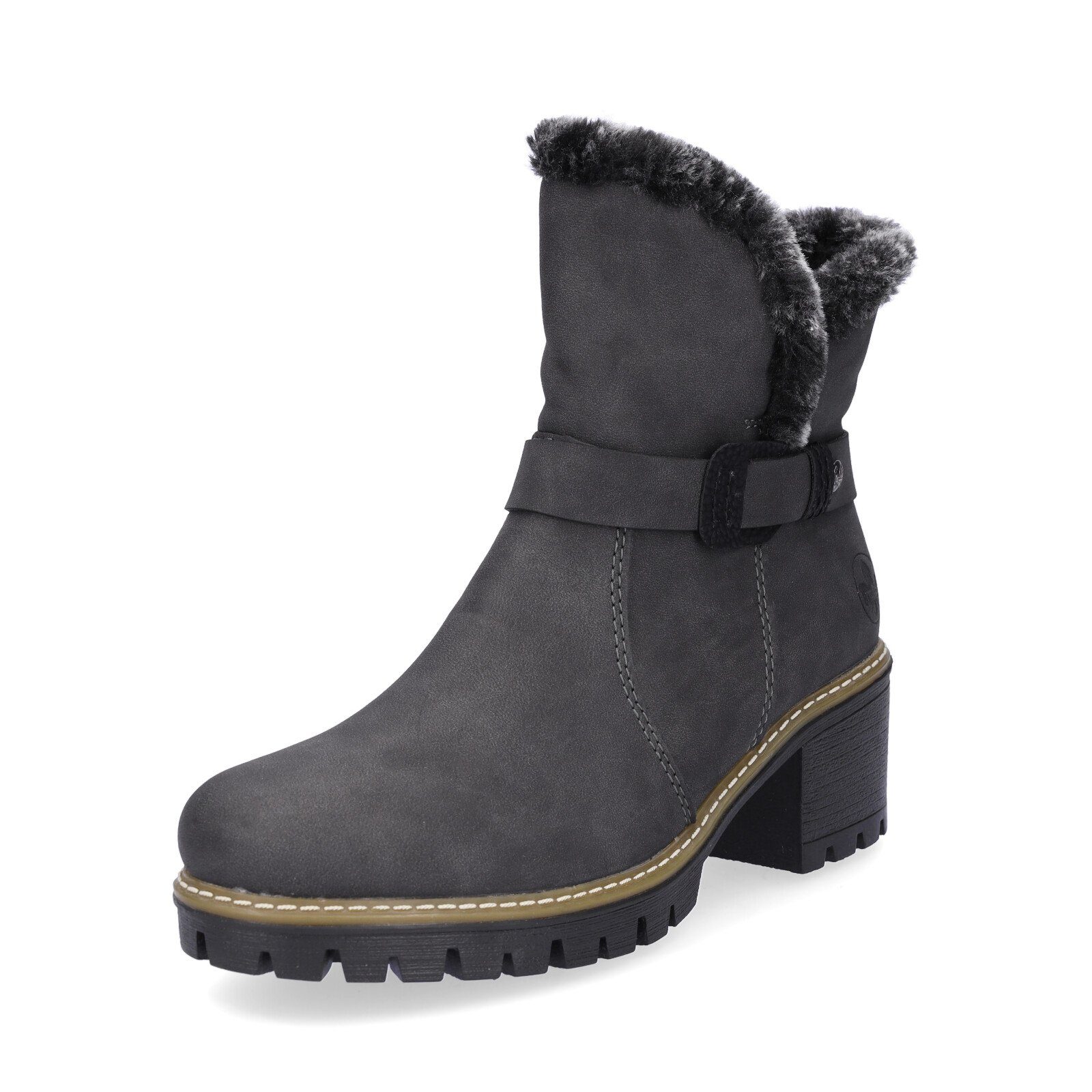 Rieker Rieker Damen Boot grau Ankleboots, toller Tragekomfort, modisch ...