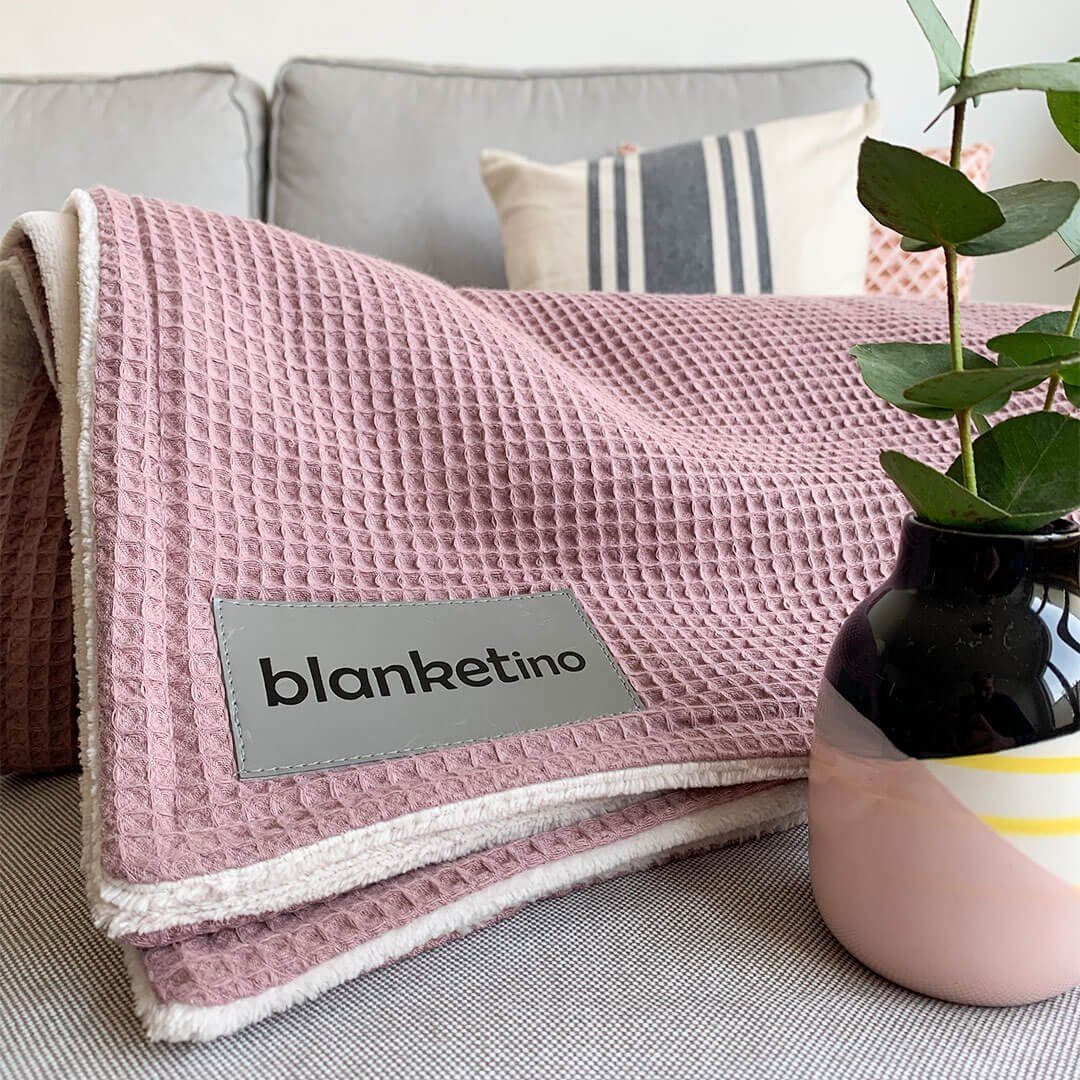 Wohndecke flauschige Kuscheldecke, wärmende Couchdecke, blanketino ...