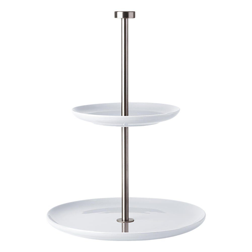 Asa Selection Etagere Grande Etagere Flach 2 Stufig 25 Cm Porzellan