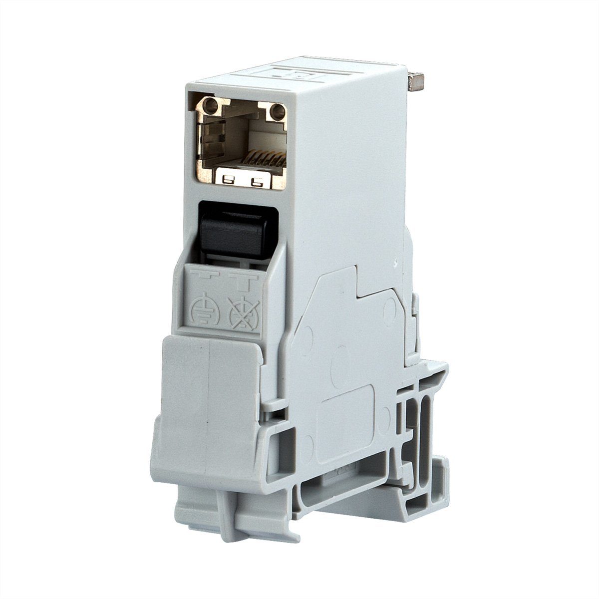 Metz Connect E-DAT Industry TS35 field jack insert PROFINET Netzwerk-Panel