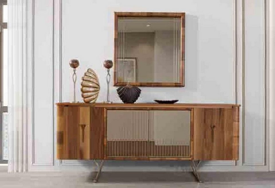 Jvmoebel Sideboard Sideboards Holz Schrank Möbel Kommoden Braun Neu