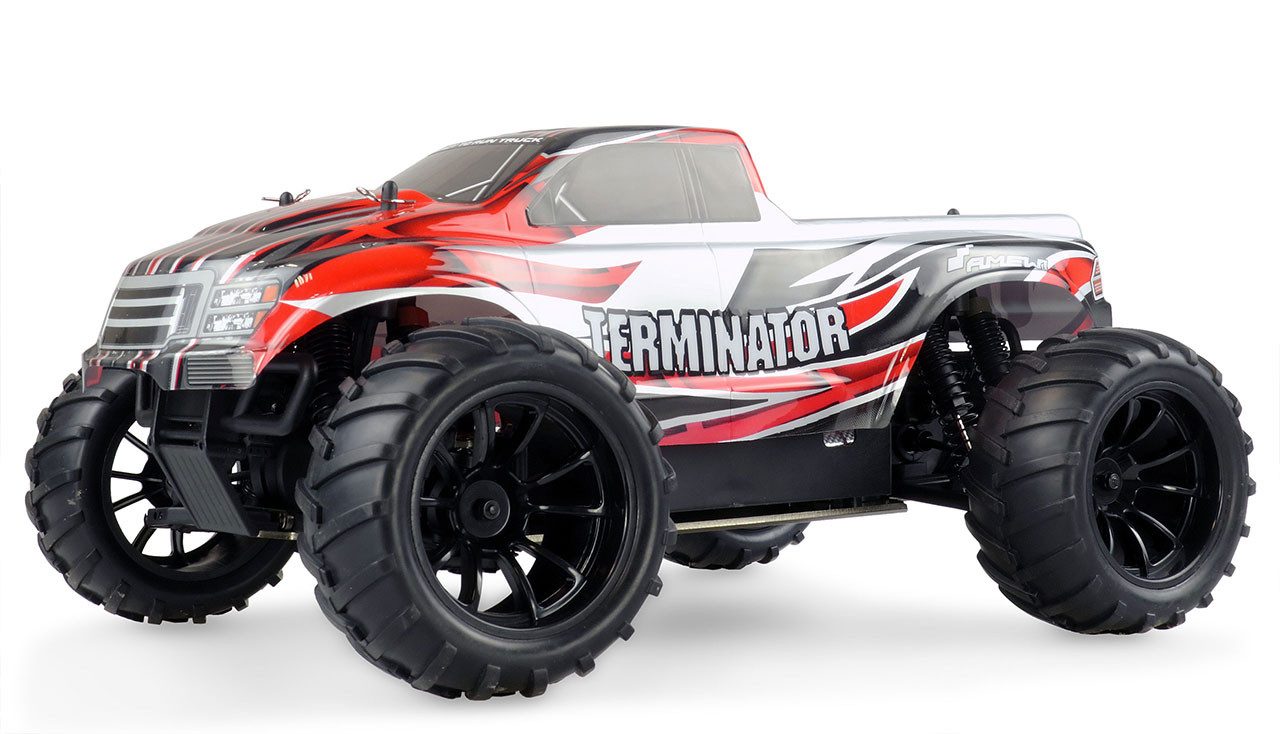 Amewi RC-Bagger Amewi Terminator 4WD brushed 1:10, Ferngesteuerte Buggy