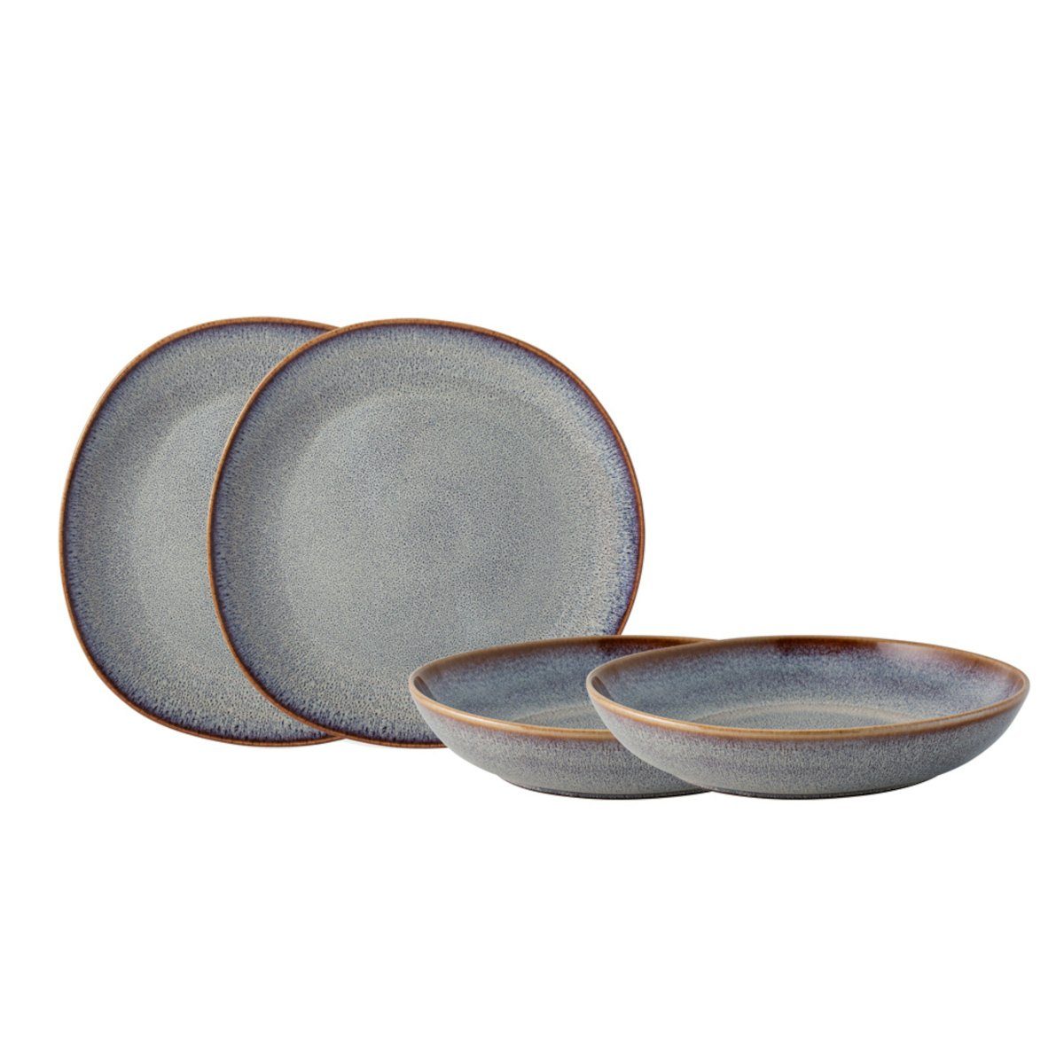 Villeroy And Boch Tafelservice Lave Beige Tafelset 4tlg Steingut