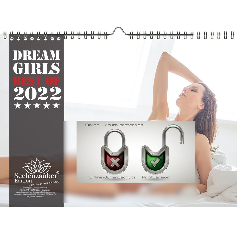 Seelenzauber Erotikkalender Sexy Dreamgirls Din A4 Kalender Querformat Für