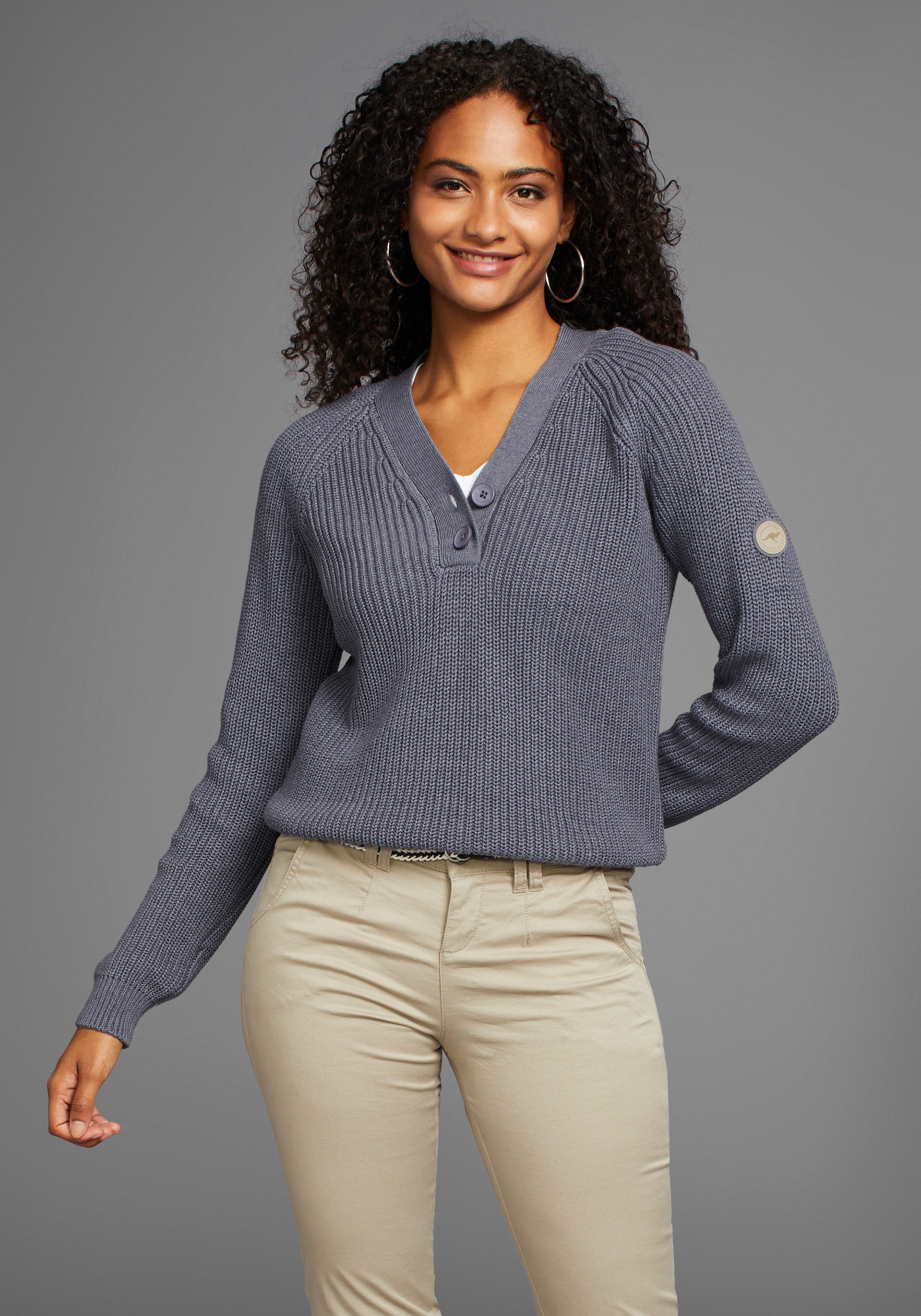 Kangaroos V Ausschnitt Pullover Mit V Ausschnitt Pulli V Ausschnitt