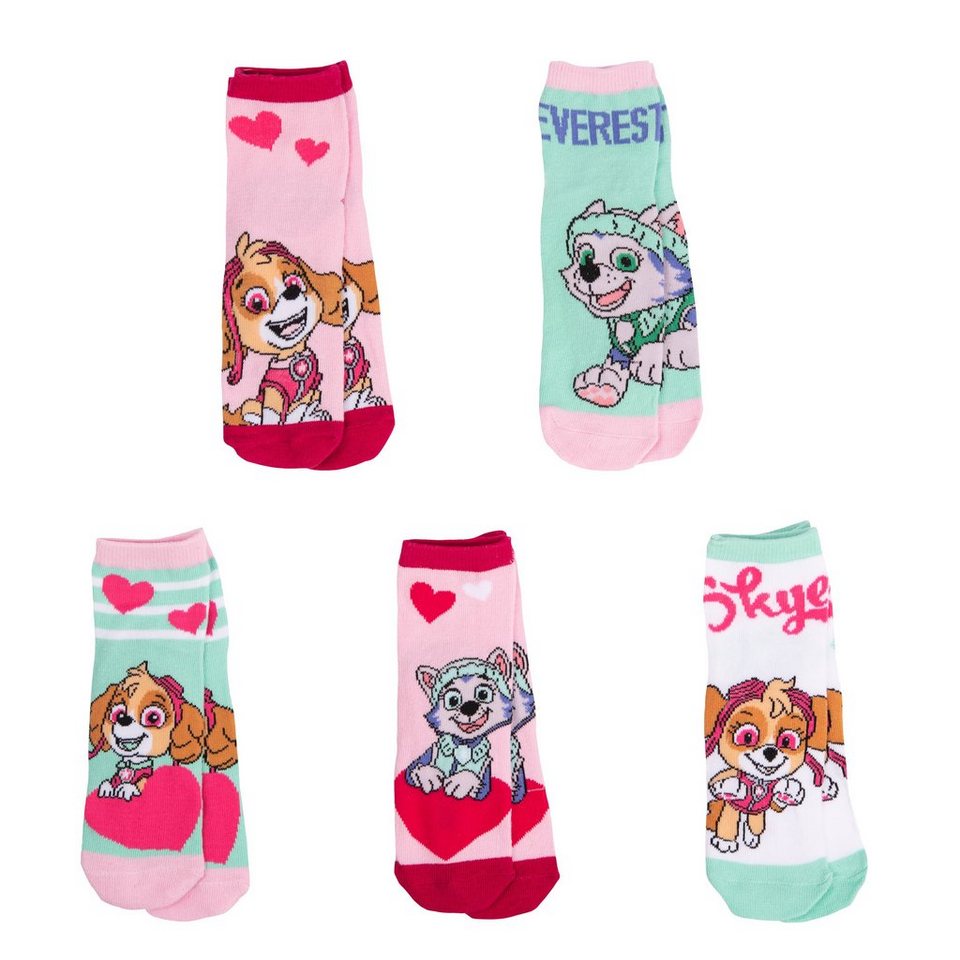 United Labels® Socken Paw Patrol Socken Für Mädchen Kinder Sneaker