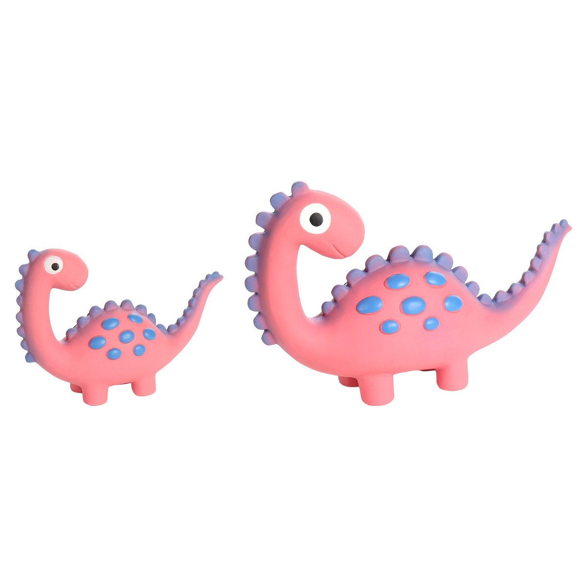 Flamingo Tierquietschie Hundespielzeug Puga Dinosaurier rosa