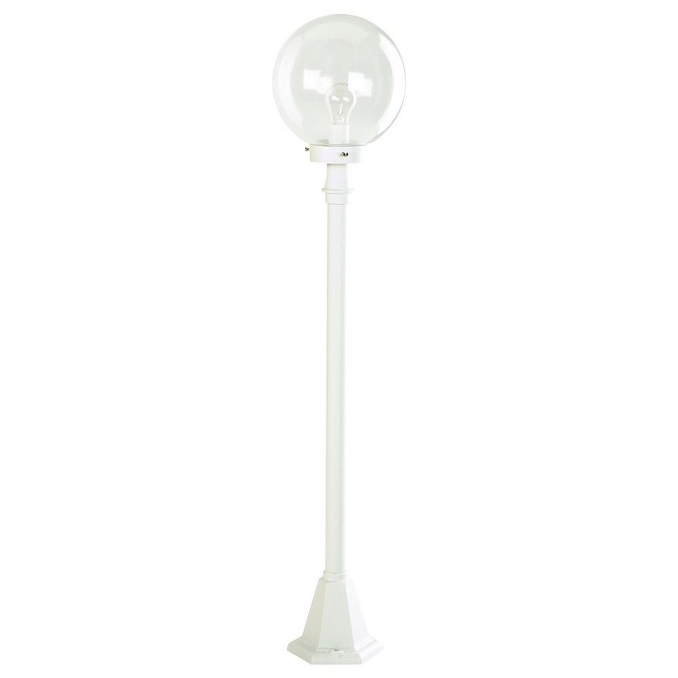 Click Licht Sockelleuchte Wegeleuchte A 92625 Weiß Aluguss