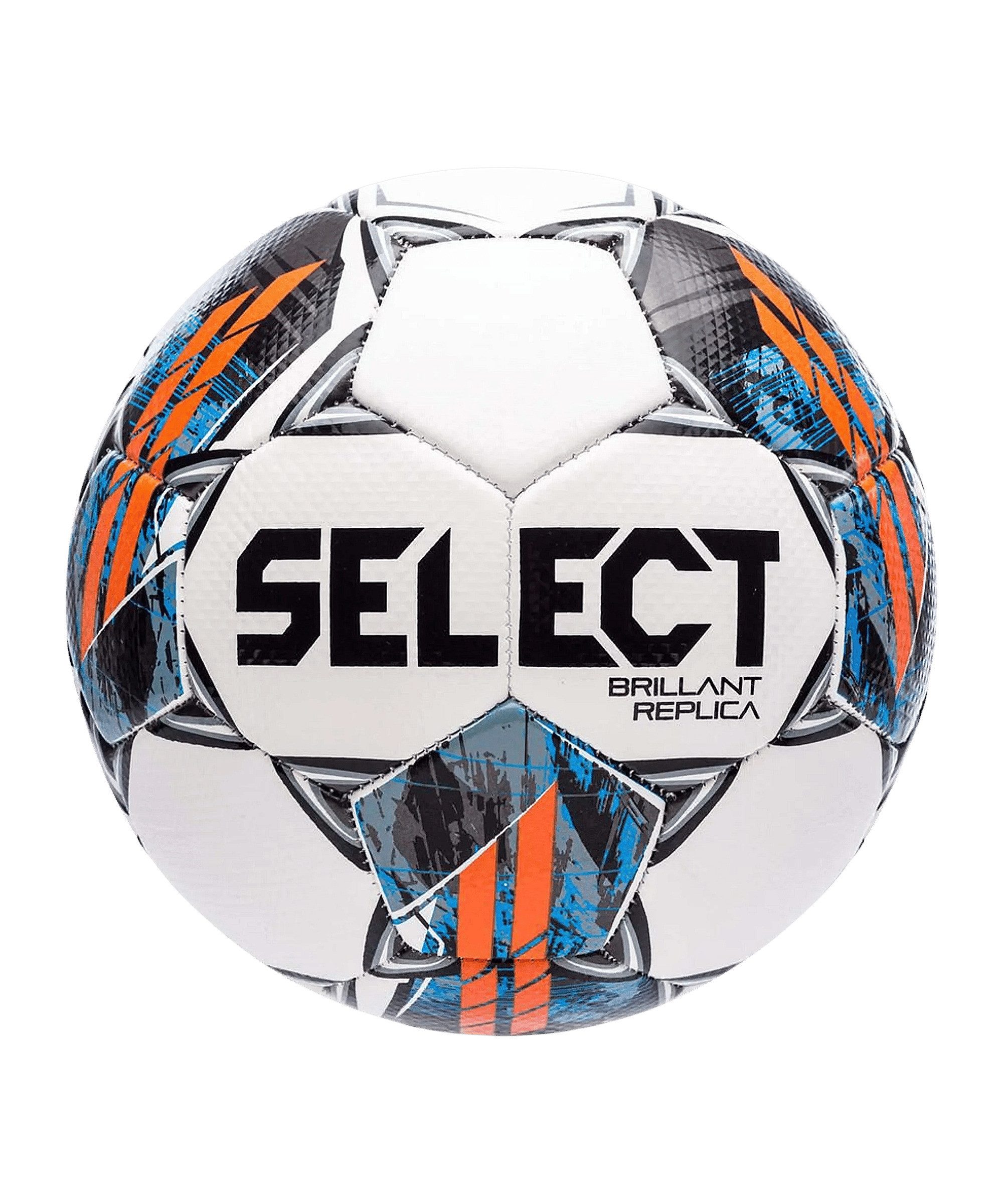 Select Fußball Select FB Brillant Replica V22 Ball Weiß, stabil