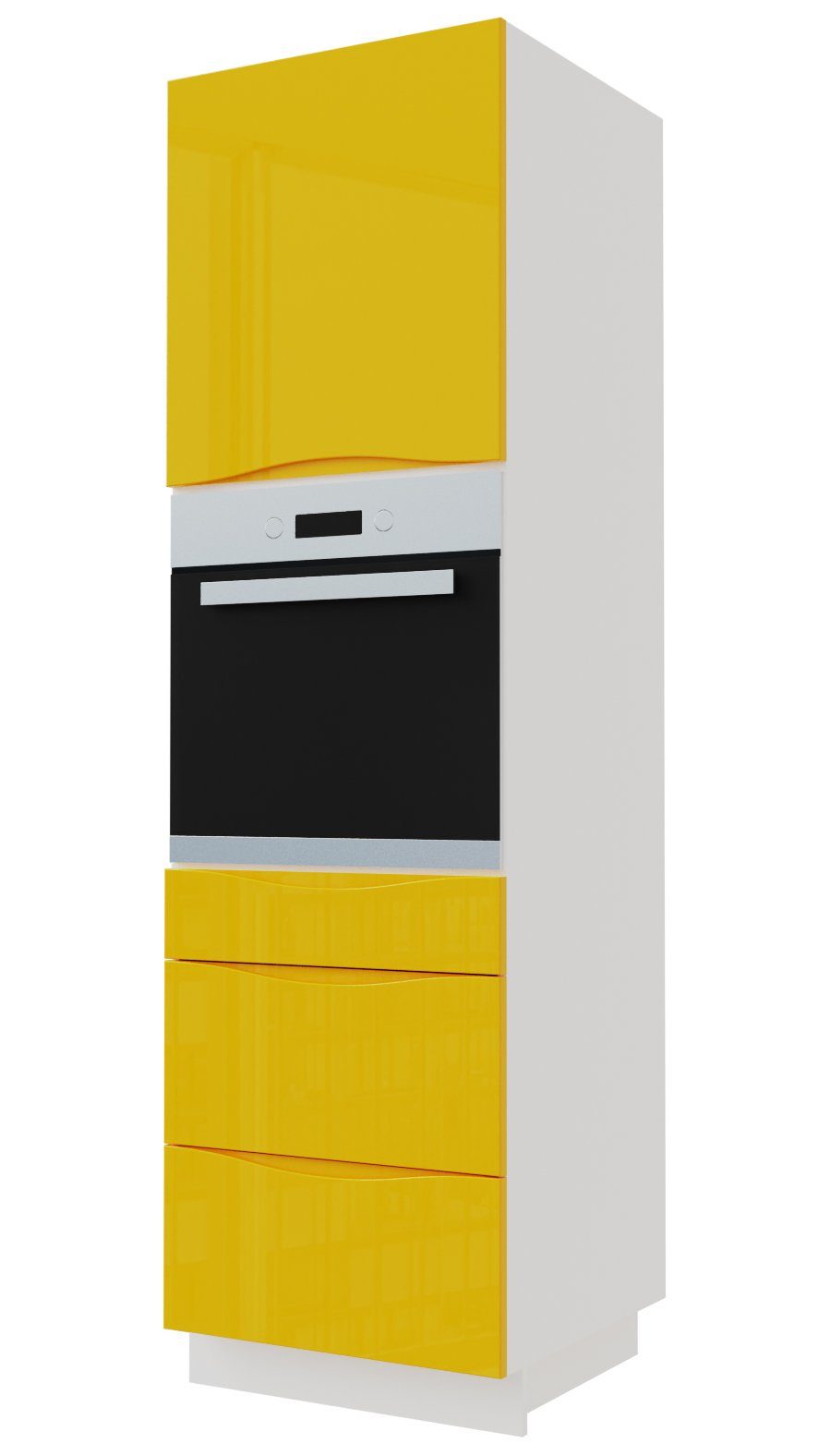 Feldmann Wohnen Hochschrank Napoli 1 St 60cm Front Korpusfarbe
