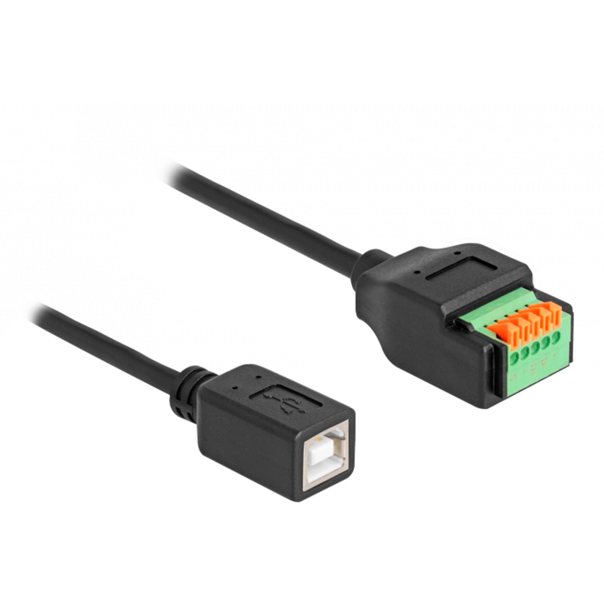 Delock USB 2.0 Adapter, USB-B Buchse > 5 Pin Terminalblock USB-Kabel ...