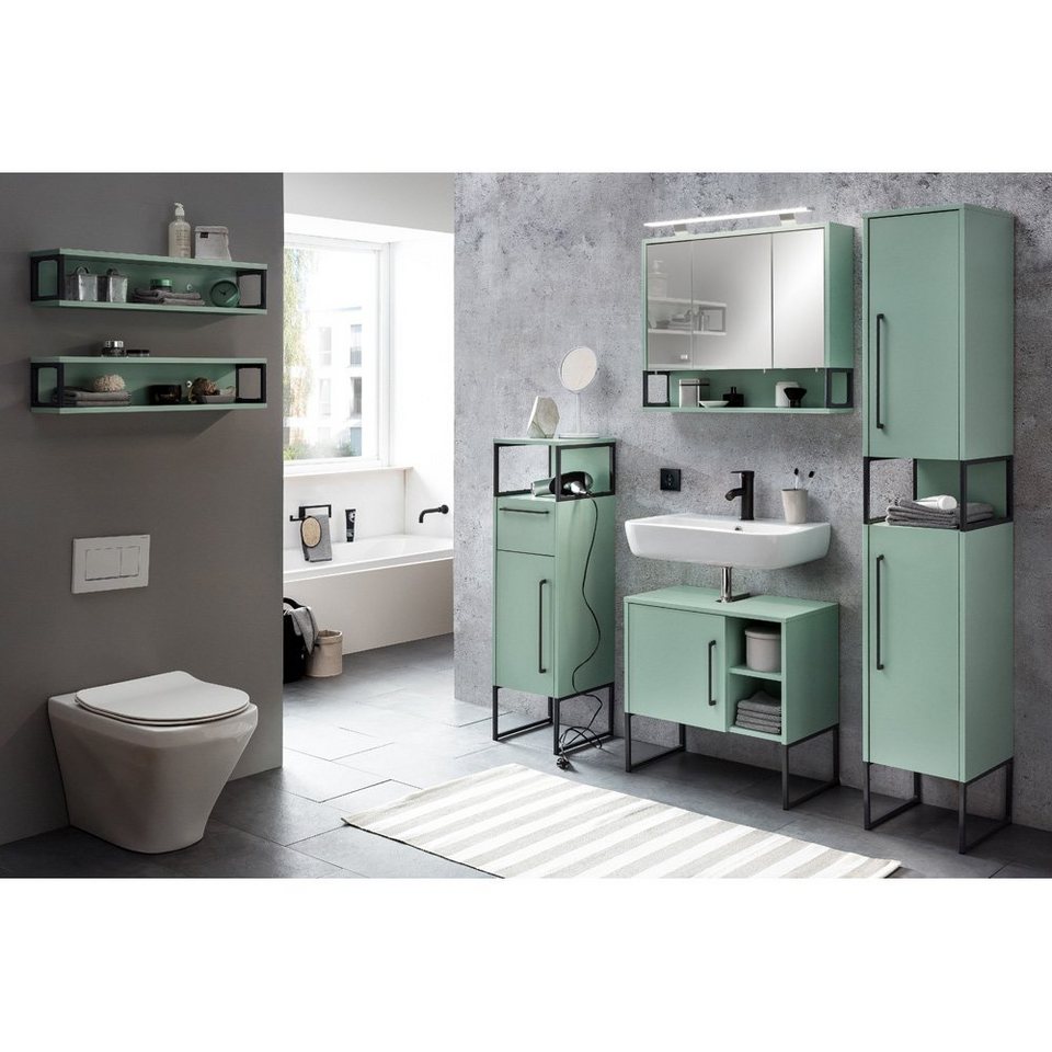 Lomadox Badmöbel Set Limoges Spar Set 6 St 6 Tlg 80 In