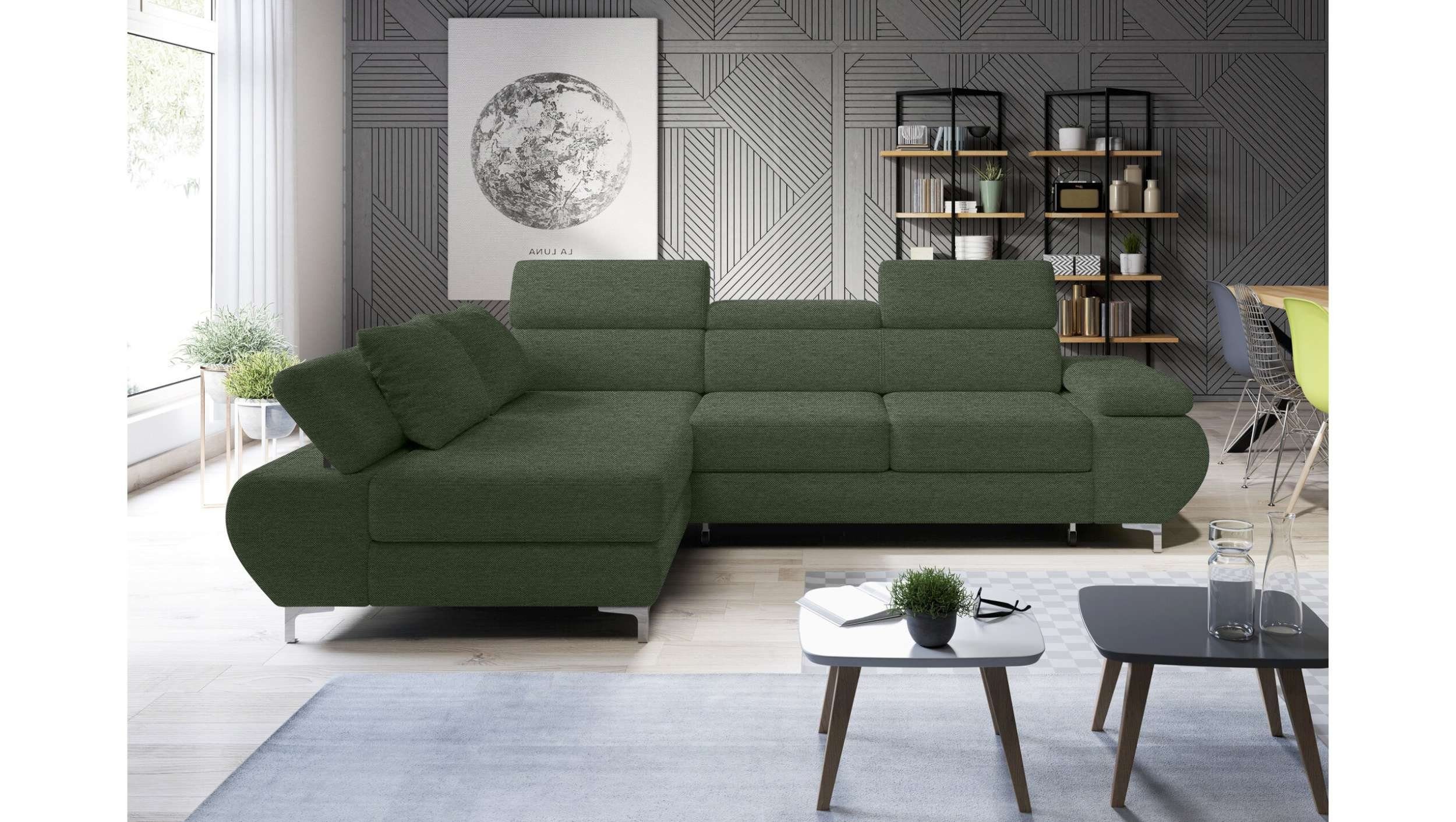 99rooms Ecksofa Flagman Mini, L-Form, Eckcouch, Design