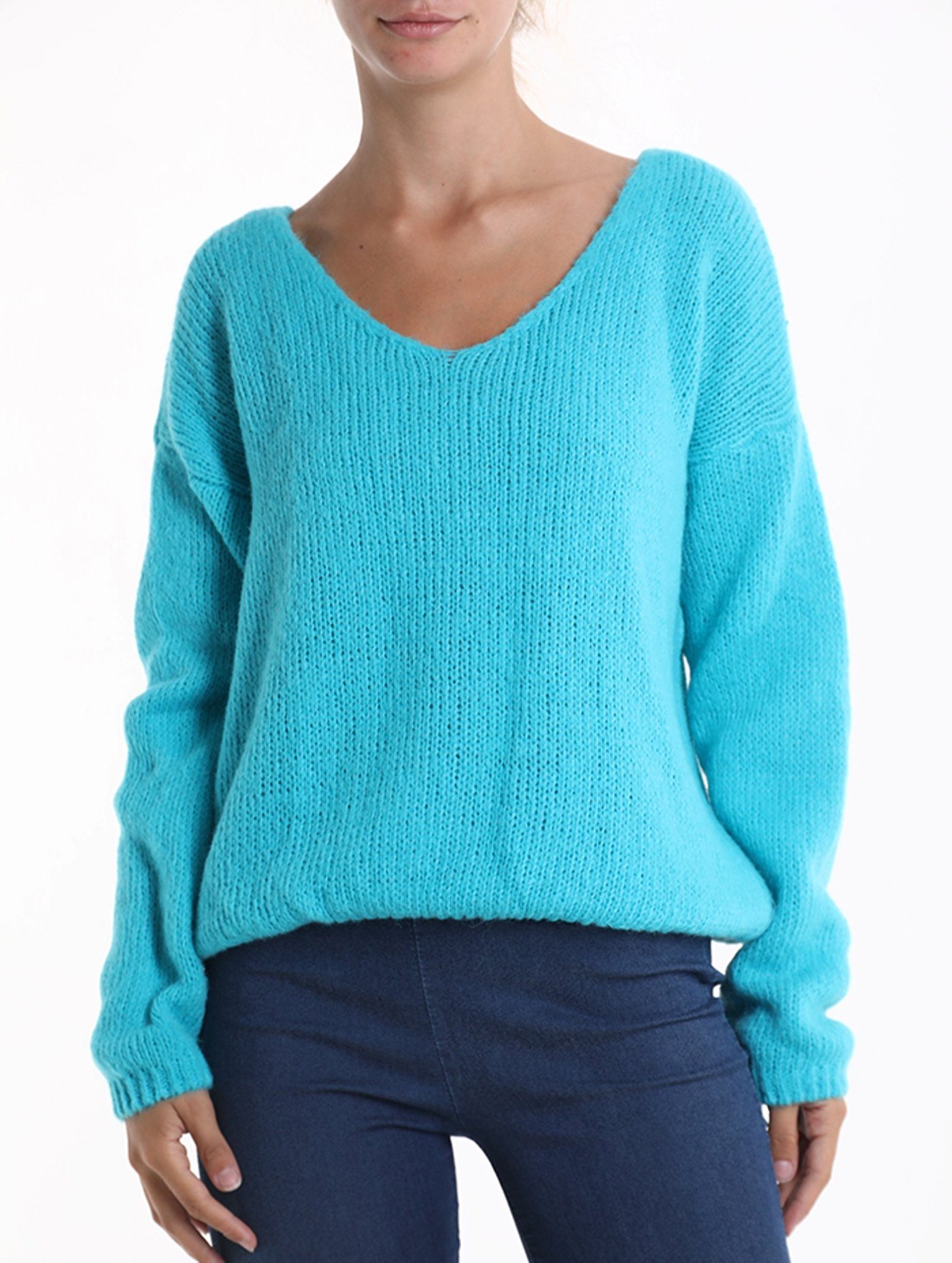 Ava & Jackson Company V-Ausschnitt-Pullover STELLA