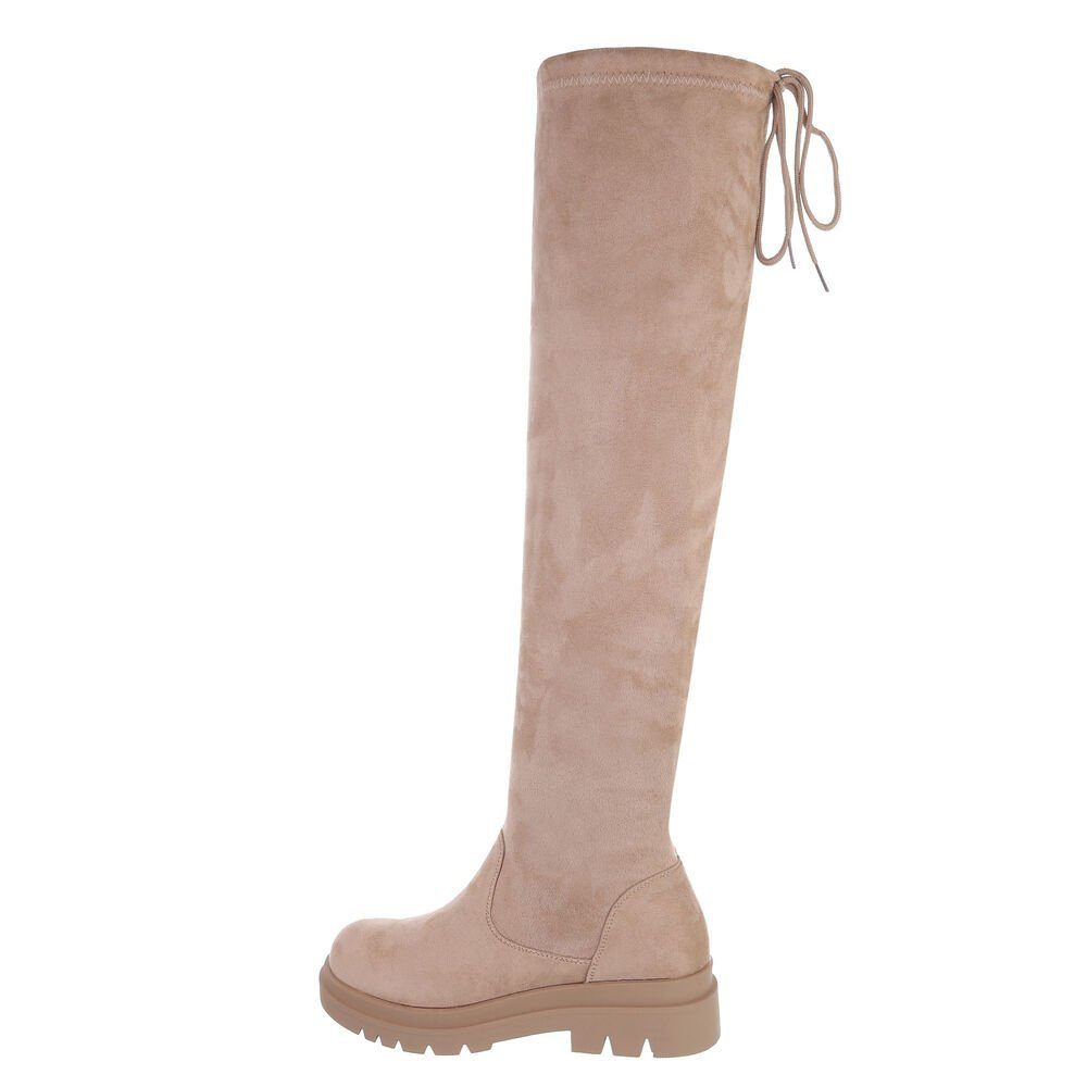 Ital Design Damen Party And Clubwear Stiefel Blockabsatz Overknees In