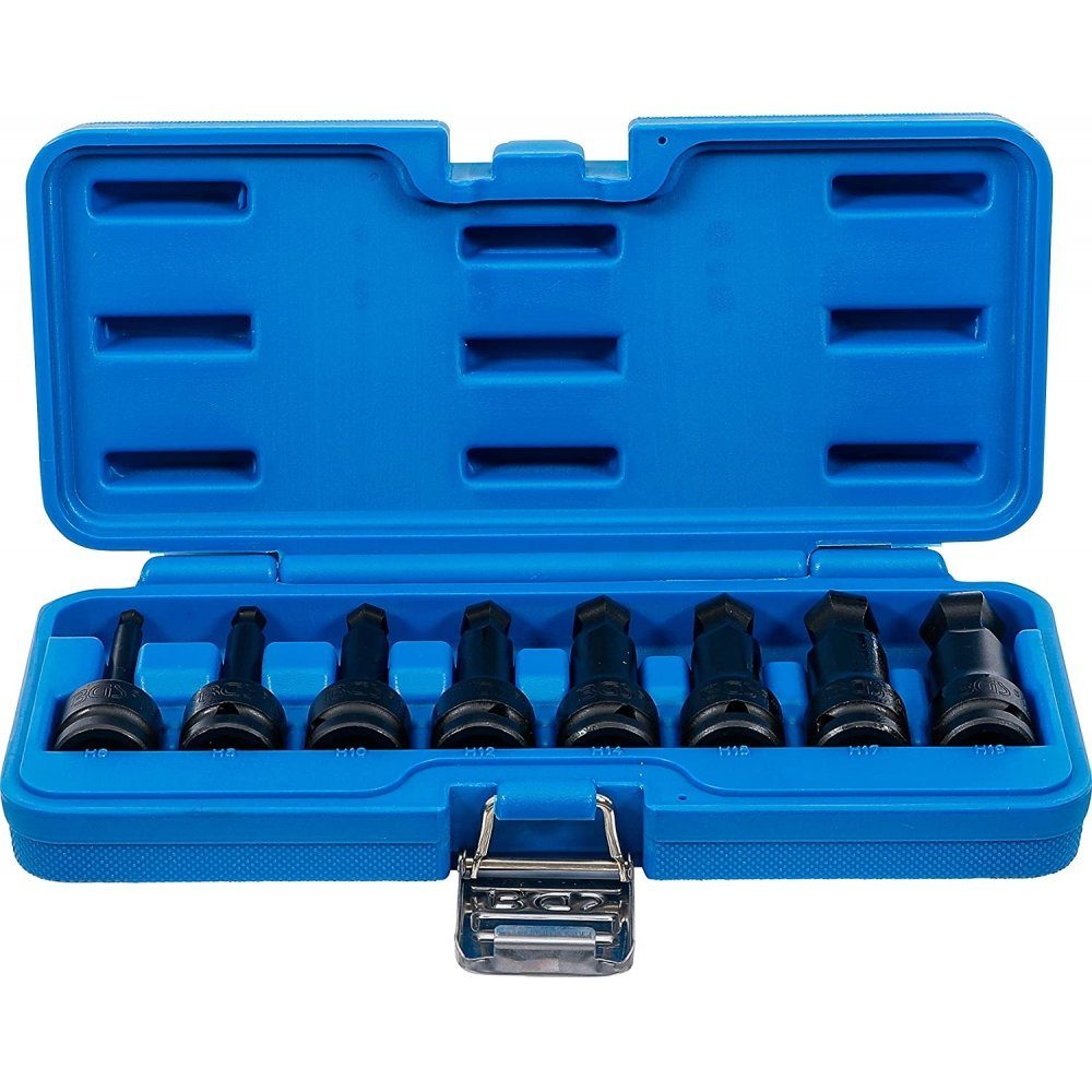 BGS Bit-Set technic 5488 8-teilig - Kraft-Bit-Einsatz-Satz - schwarz/blau