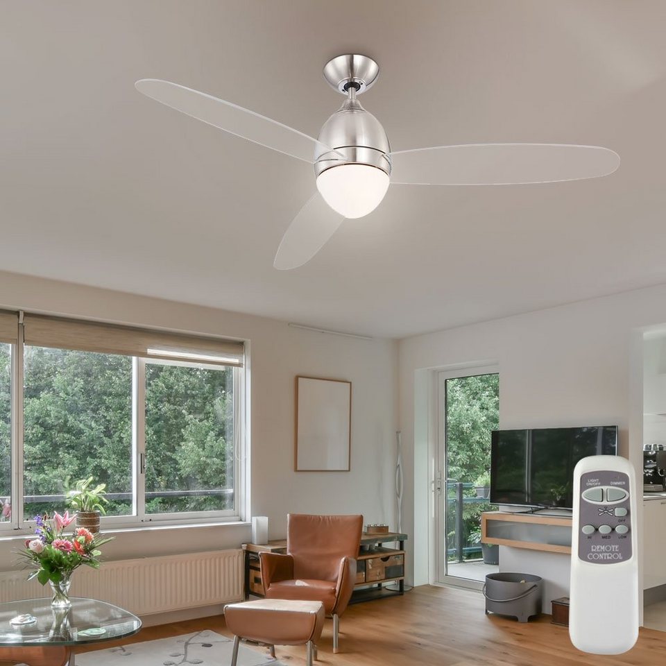 Etc Shop Deckenventilator 14 Watt Led Design Decken Ventilator Lampe 3