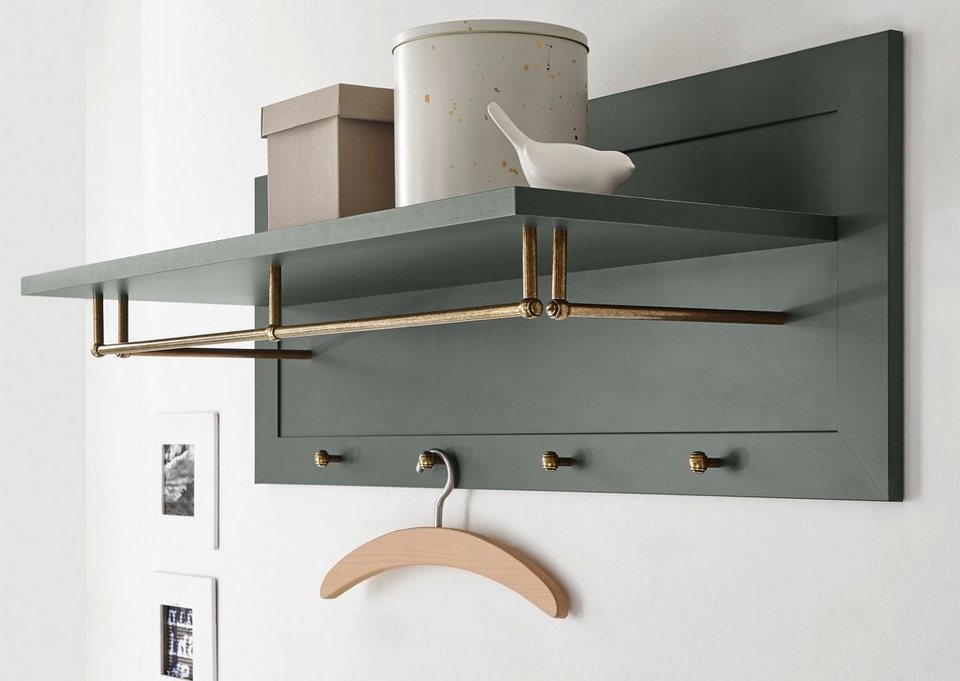Furndesign Garderobenpaneel Forres Wandgarderobe In Landhaus Grün