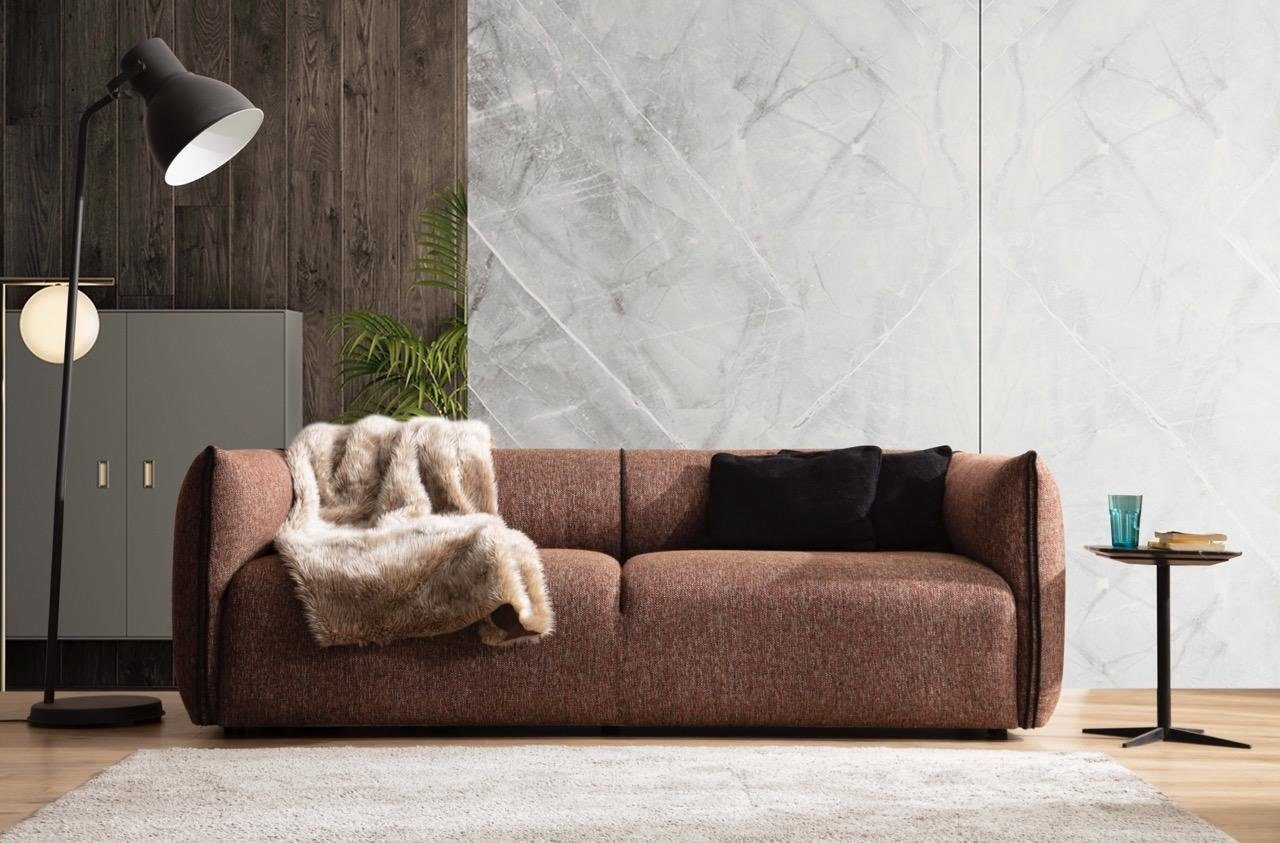Jvmoebel 4 Sitzer Sofa 4 Sitzer Polster Couch Textil Sofas Design Möbel