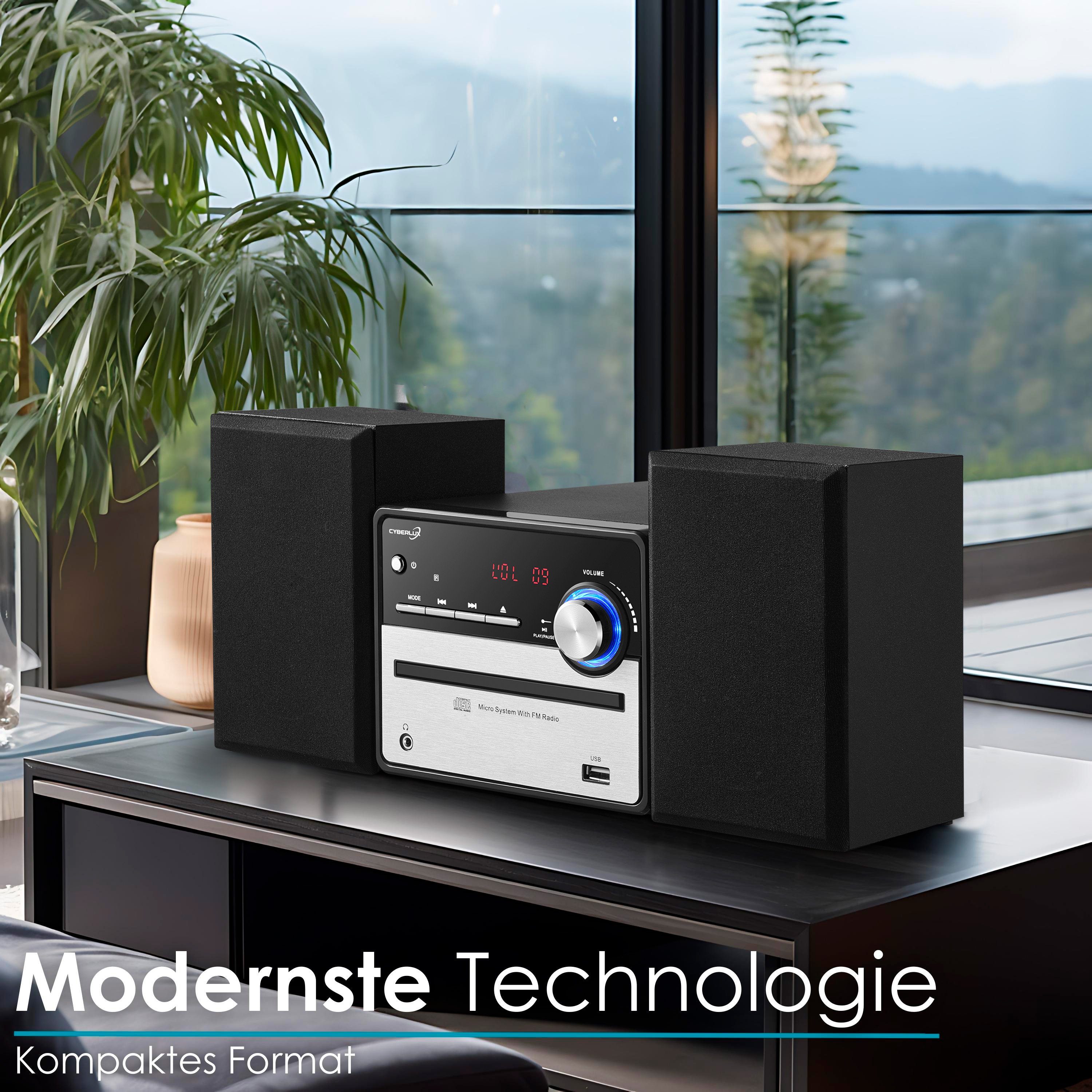 Cyberlux CL-3120 Stereoanlage (Digitales FM Radio, 4 W, Digitales FM ...