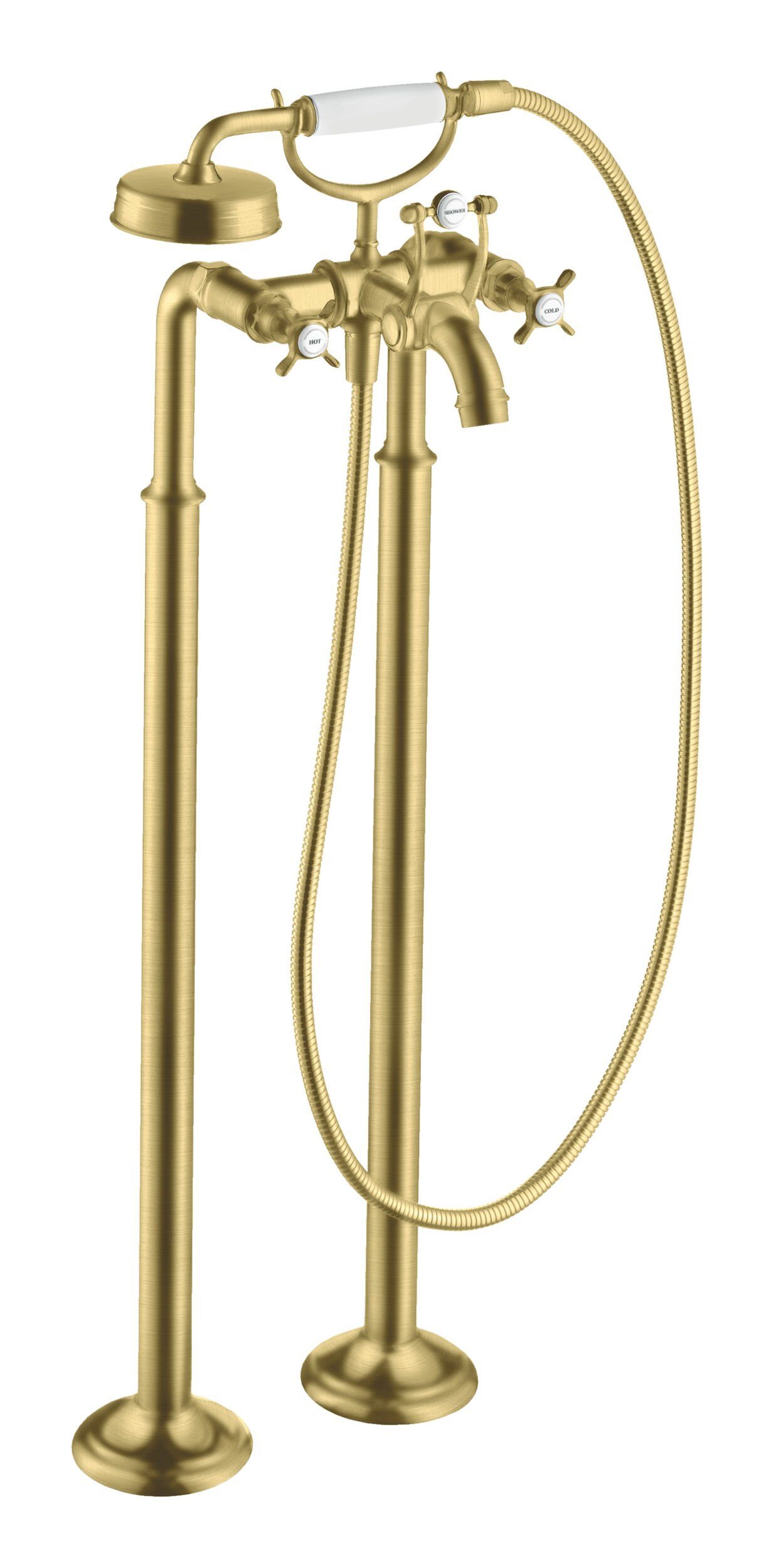 Hansgrohe Wannenarmatur Axor Montreux 2 Griff Bodenmontage Mit