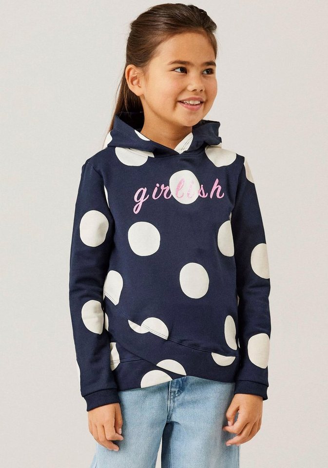 Name It Sweatshirt Nkfbibba Ls Sweat Wh Bru Noos Bedruckter Sweater