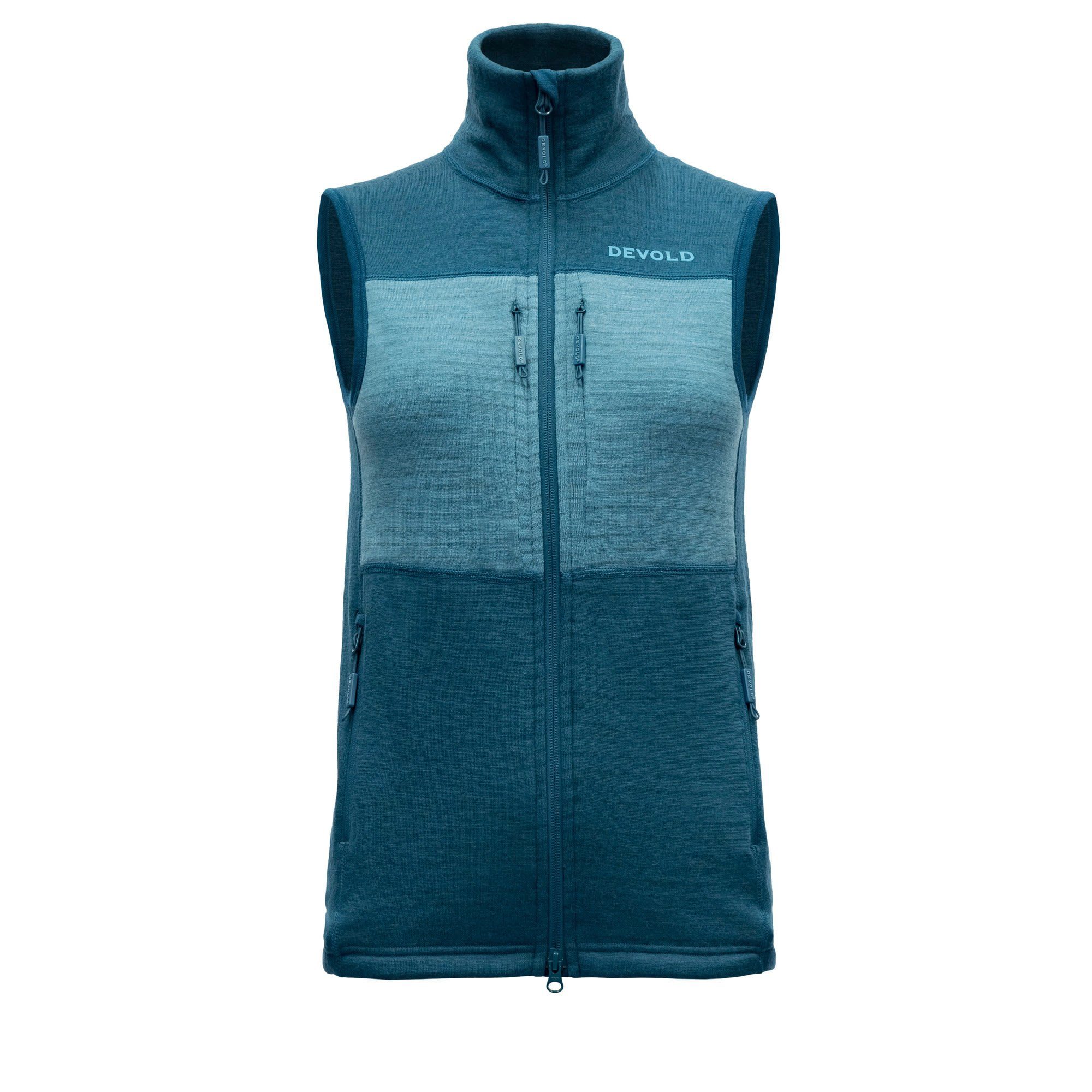 Devold Funktionsweste Devold W Egga Grid Merino Vest Damen Weste